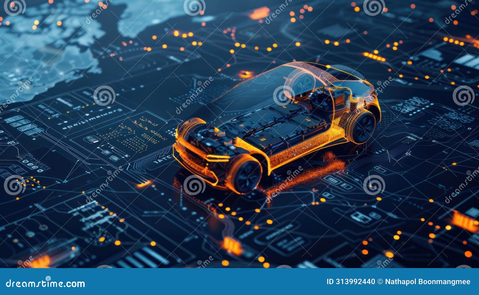 Detailed Evolution of Electric Vehicle Battery , Generative Ai Stock ...