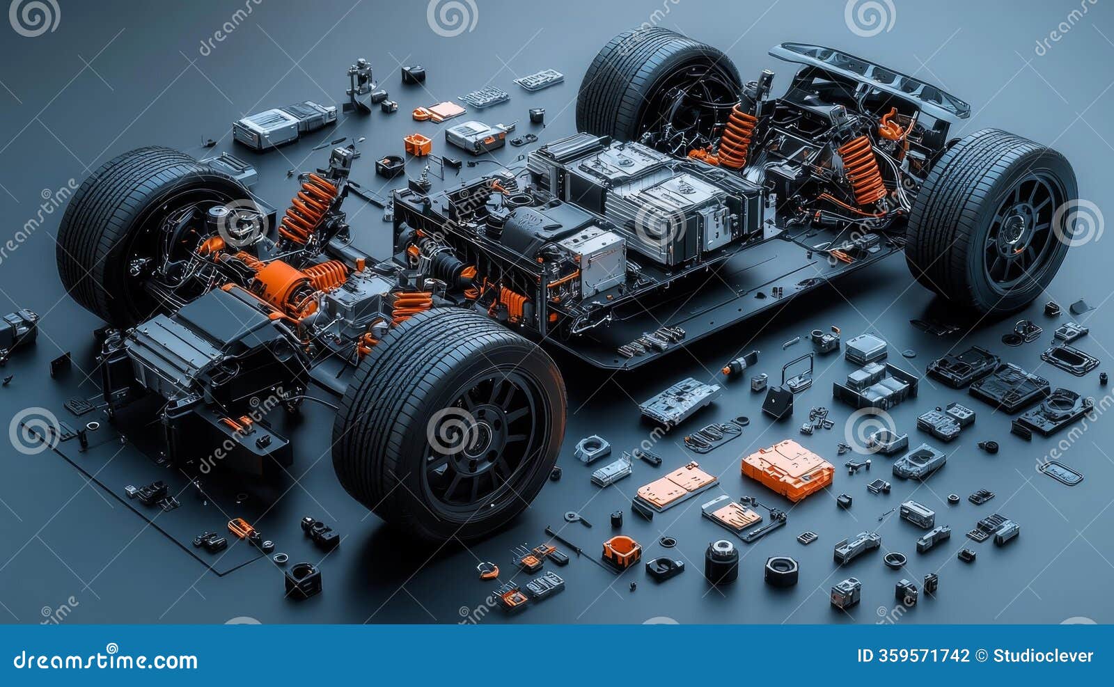 Detailed Exploded View Of A Planetary Gear System Precision Engineering ...