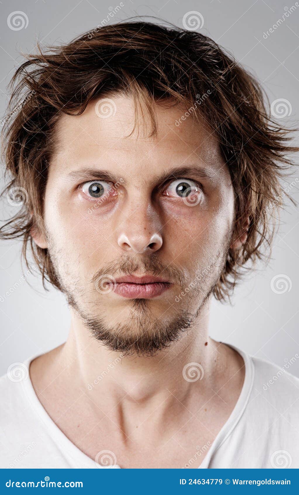 Detailed face portrait stock image. Image of head, person - 24634779