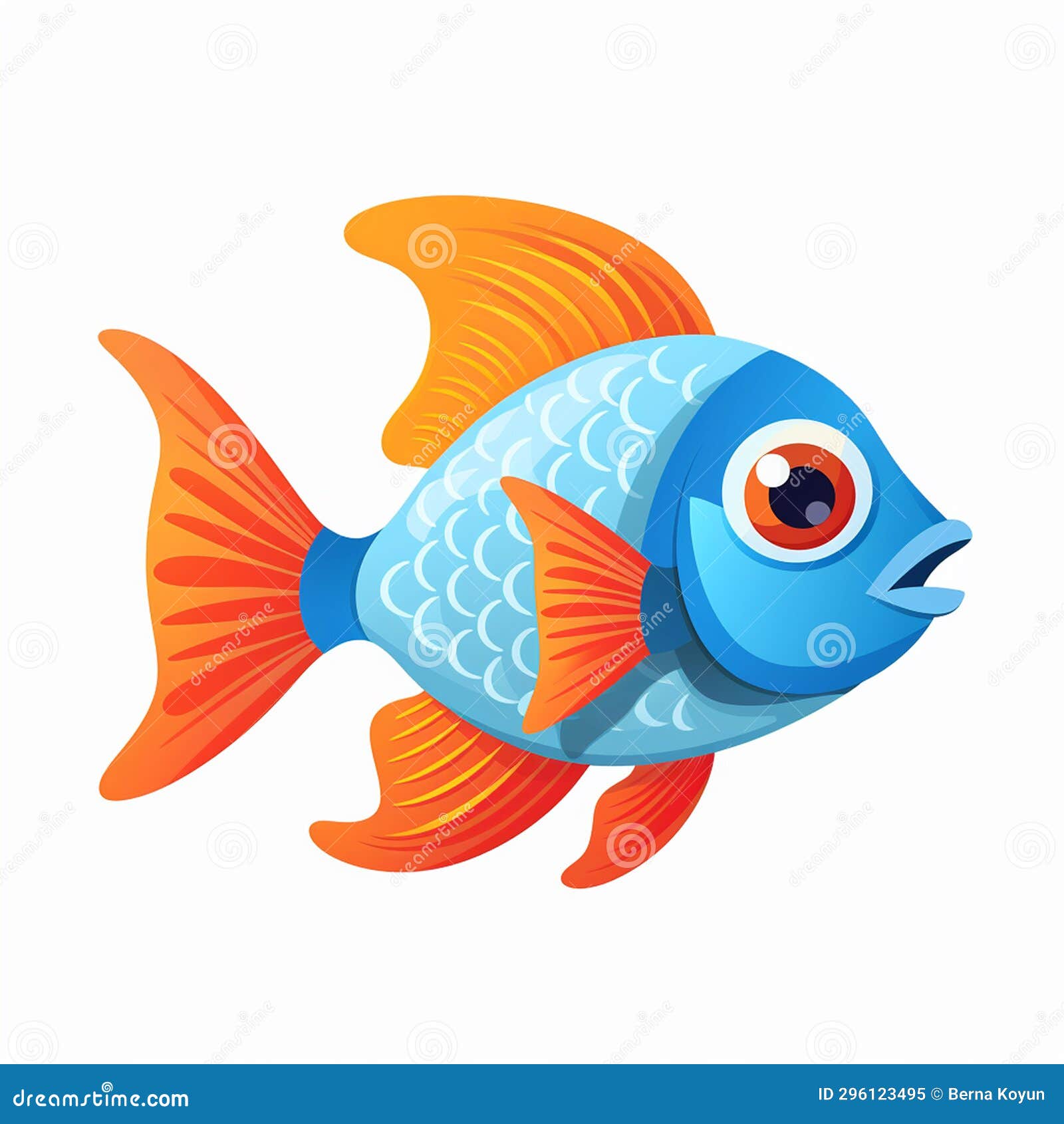 Detailed Fish Drawing for Educational Poster Stock Illustration ...