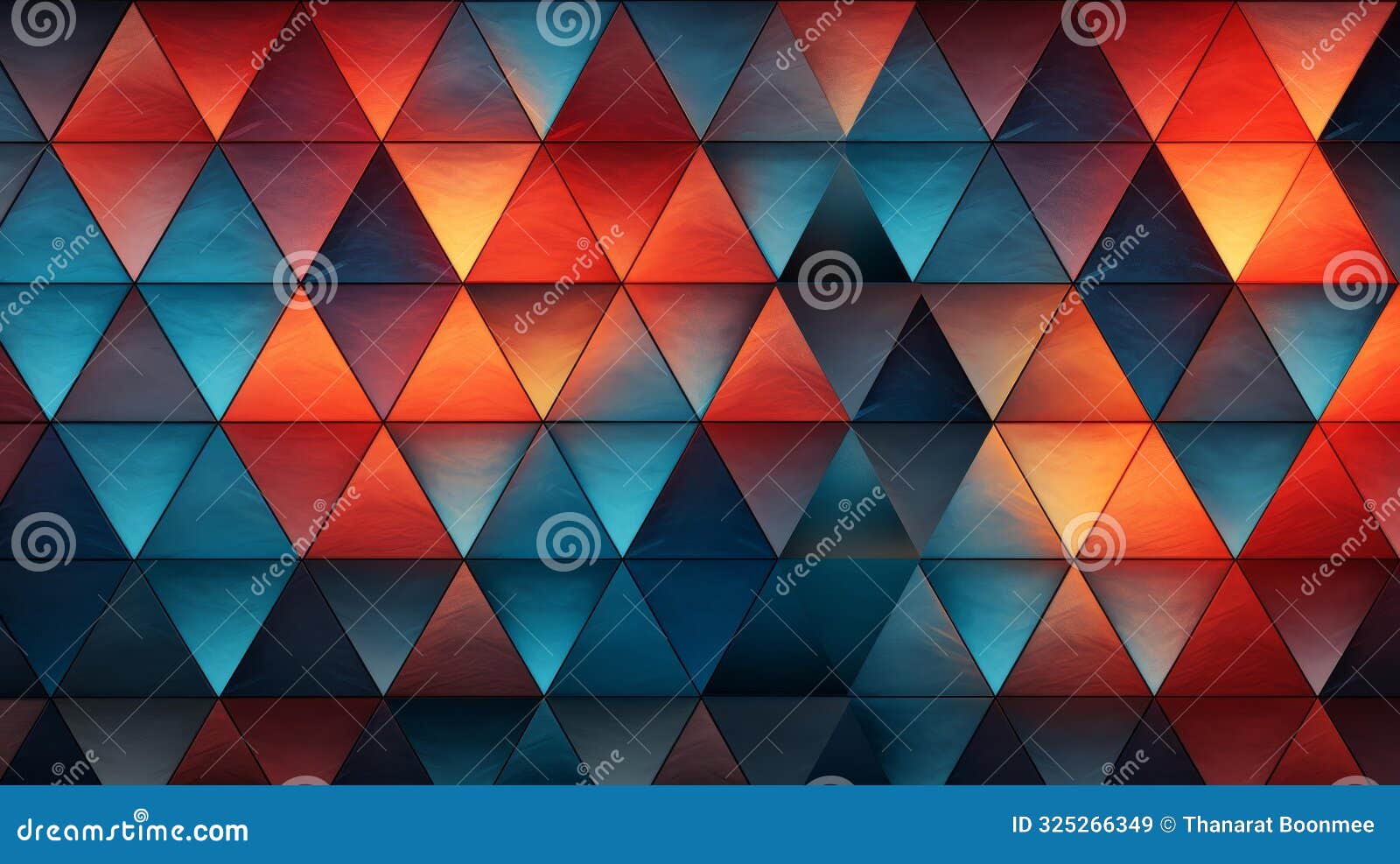 Detailed Flat Illustration Featuring a Complex Triangle Texture with ...