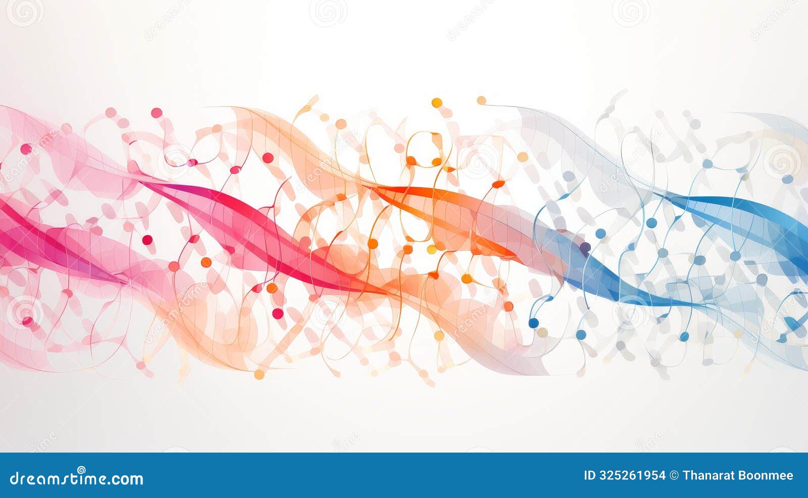 Detailed Flat Illustration of Intricate DNA Texture with High ...