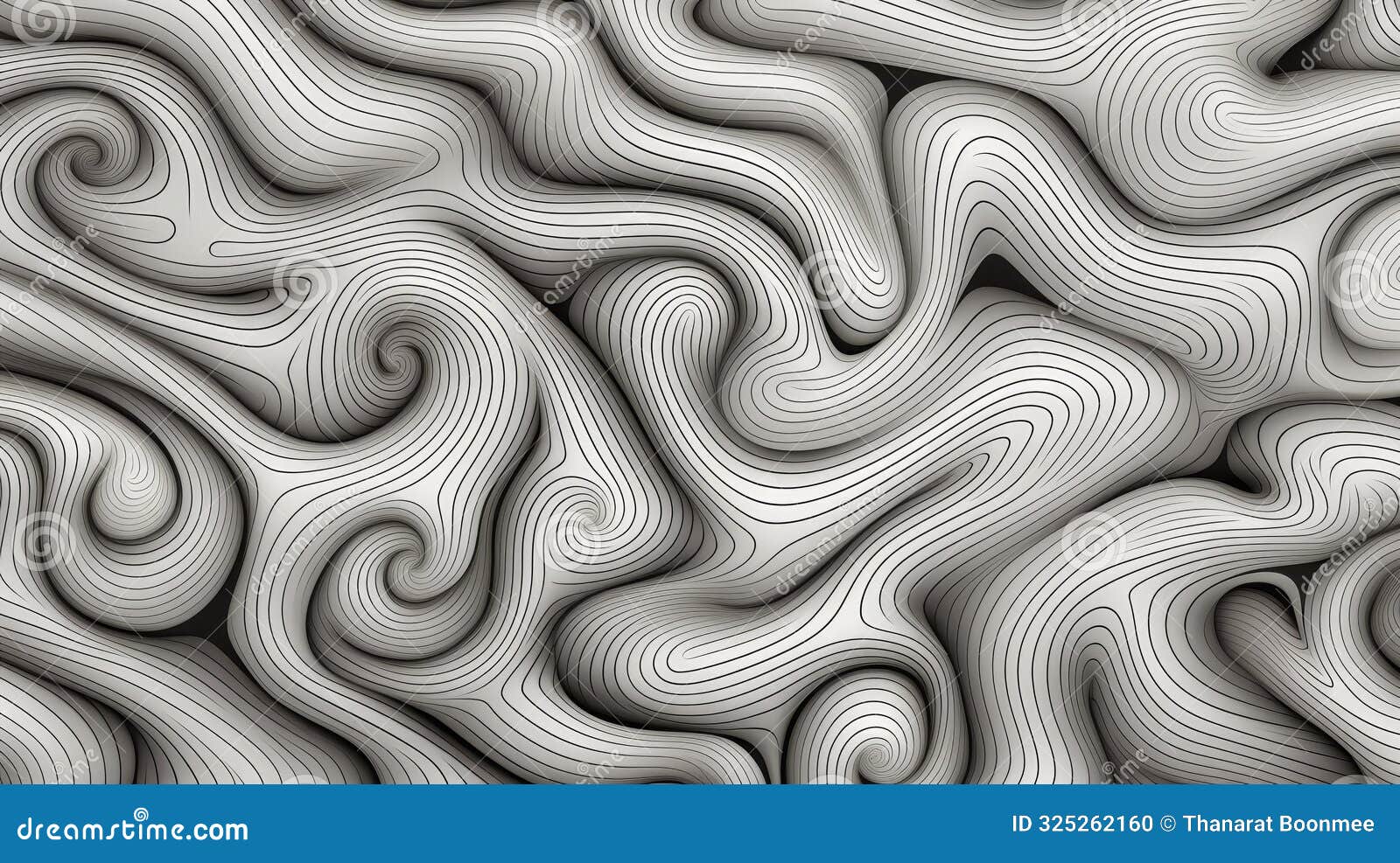 Detailed Flat Illustration with Intricate Ripples Texture, High ...