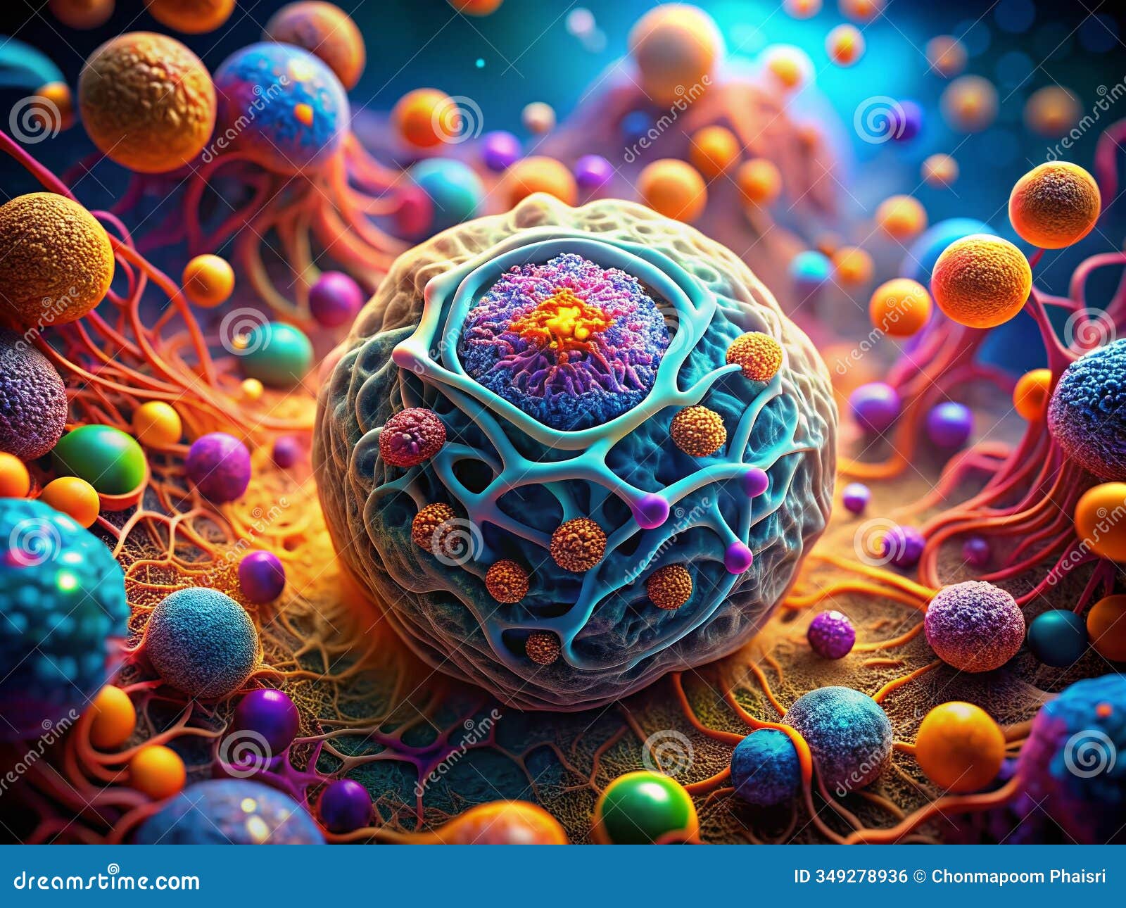 Detailed Golgi Apparatus Visualization Unveiling the Complex Structure ...