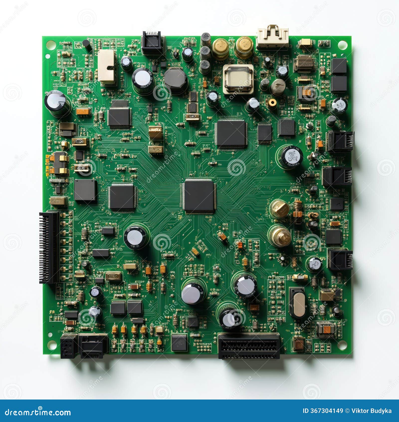 Surface Mount Technology Component Placement Vector Illustration | CartoonDealer.com #55663432