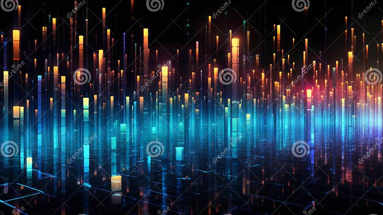 Detailed Highres Binary Code Texture, Digital and Dynamic Background ...