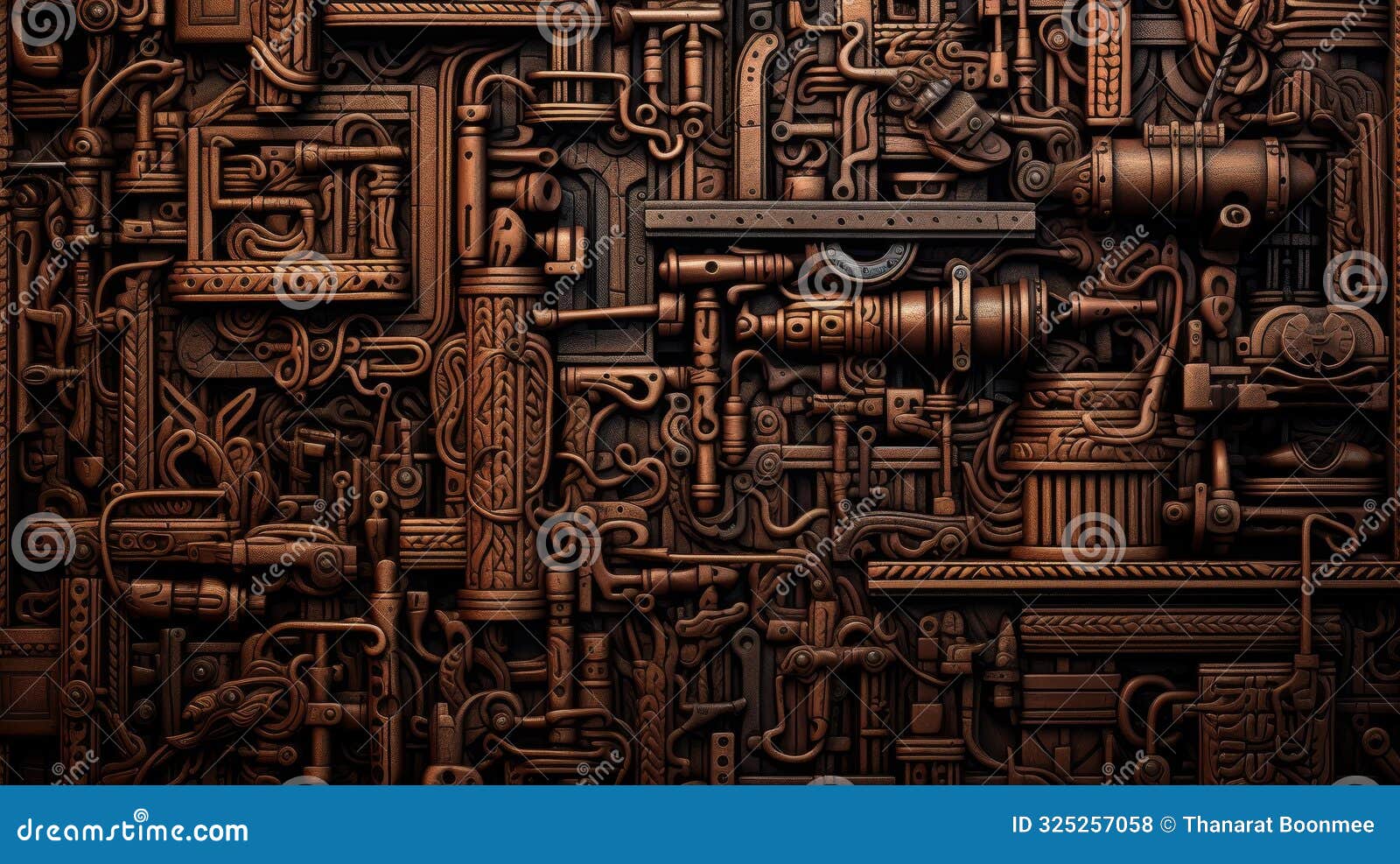 Detailed Highresolution Texture of Crafting Tools on a Creative ...