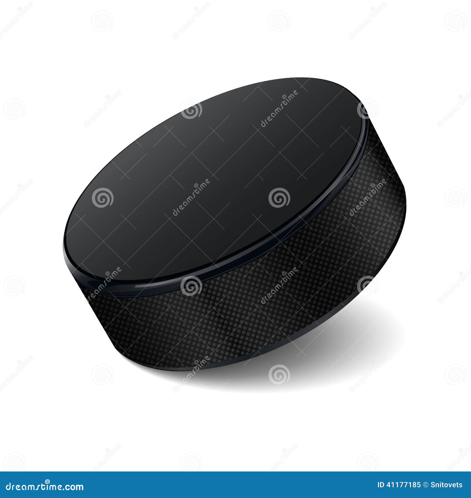 Hockey Puck. Vector Realistic Illustration. | CartoonDealer.com #84685071