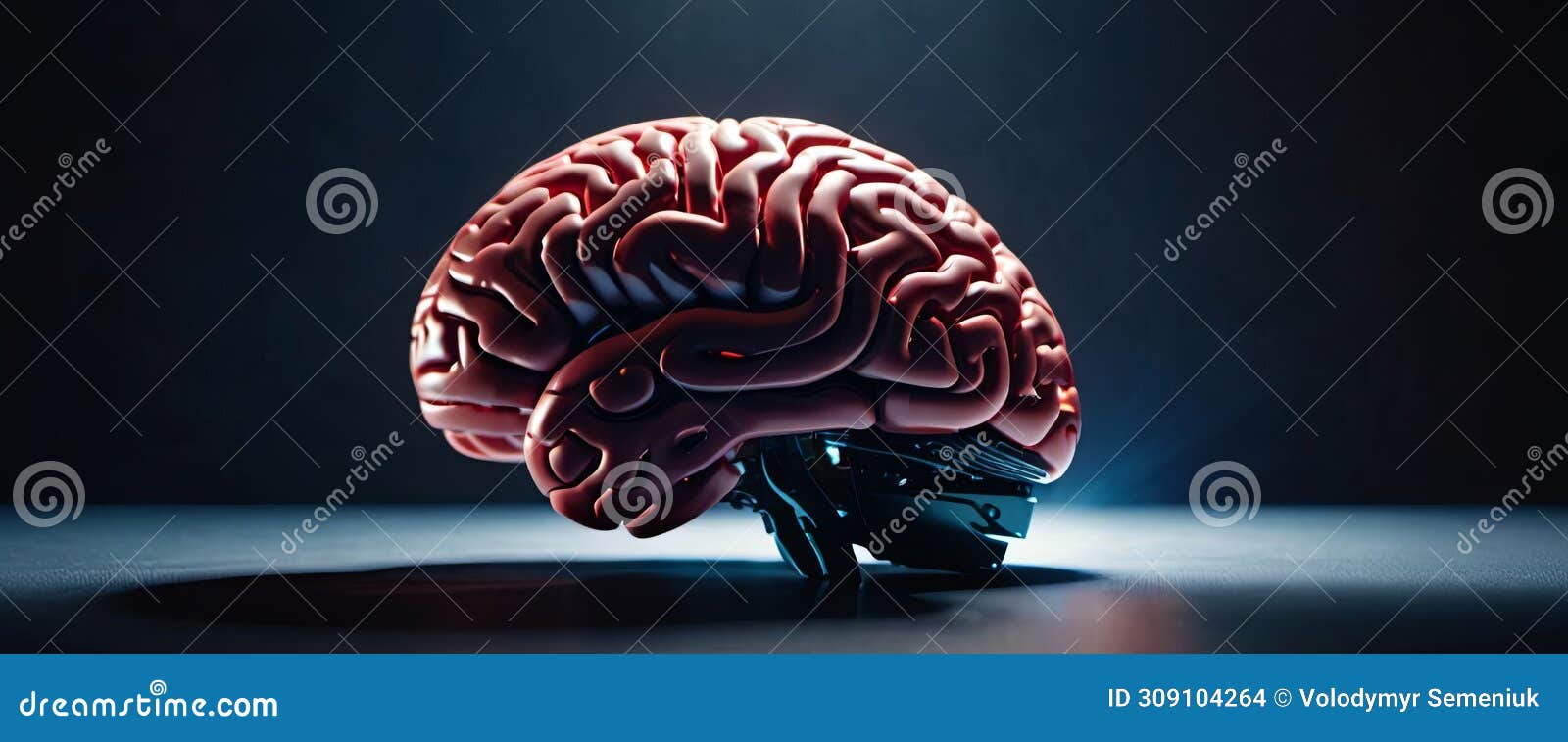 Detailed Human Brain Structure. Various Regions Connections within ...