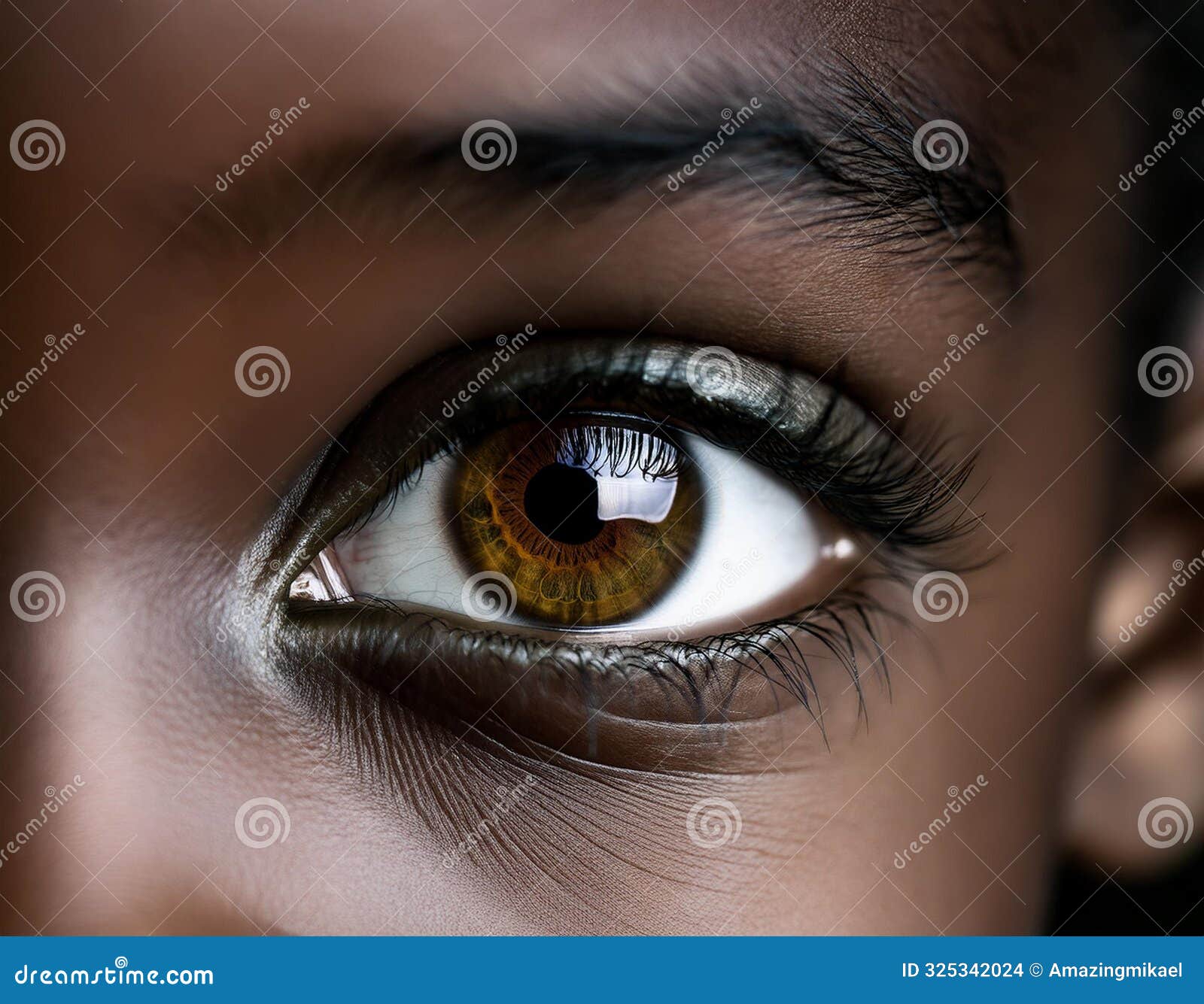 Detailed Human Eye Close-Up Shot Stock Illustration - Illustration of ... Detailed Human Eye Close-Up Shot Stock Illustration - Illustration of ...