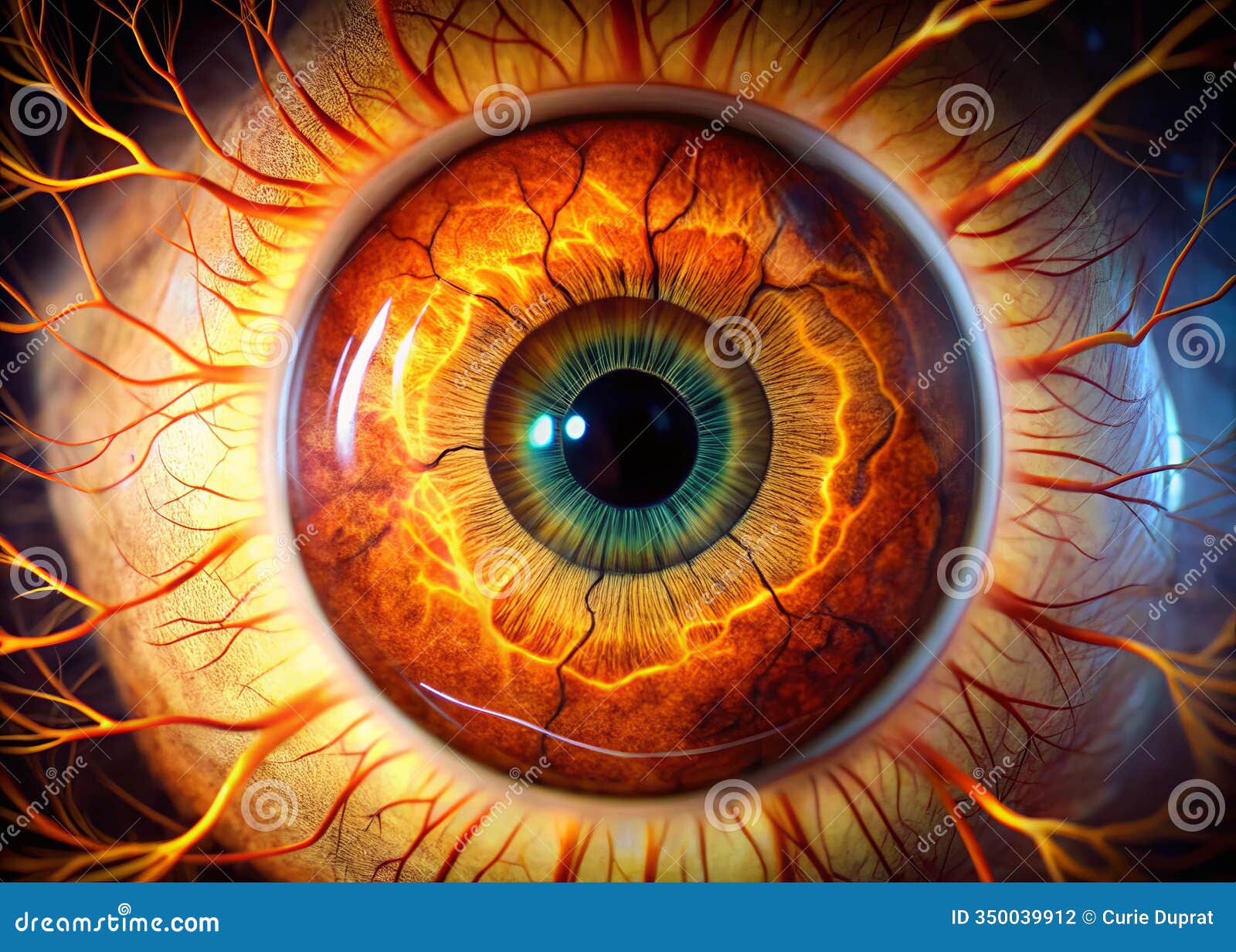 Detailed Human Eye Posterior Segment Imaging Unveiling Choroid Retinal ...