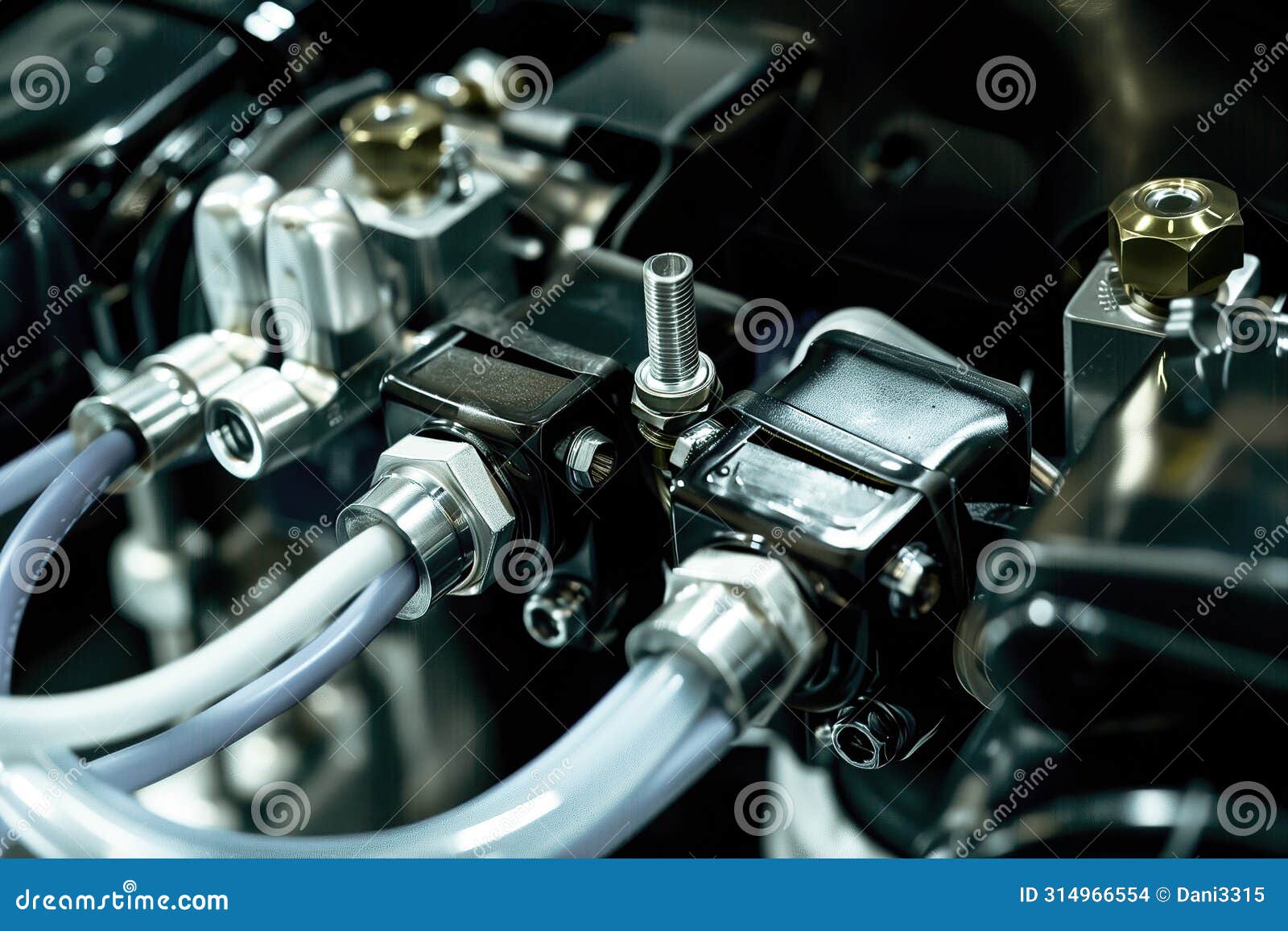 Detailed Hydrogen Fuel Cell System Components Stock Illustration ...