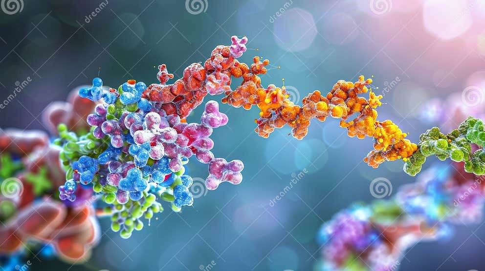 A Detailed, Hyperrealistic Visualization of the Molecular Encounter ...