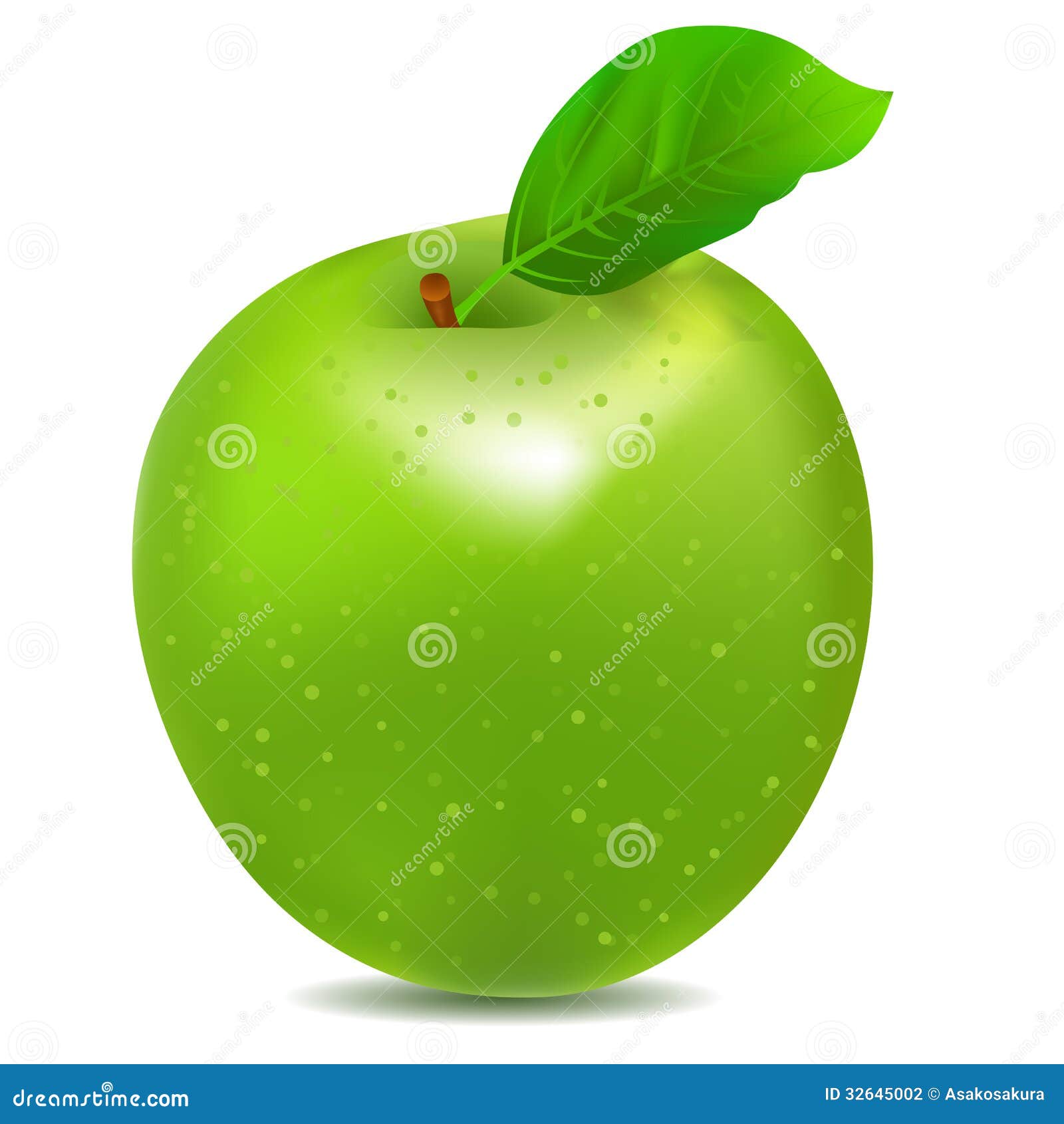 Shiny Green Iridescent Wavy Background Vector Illustration ...