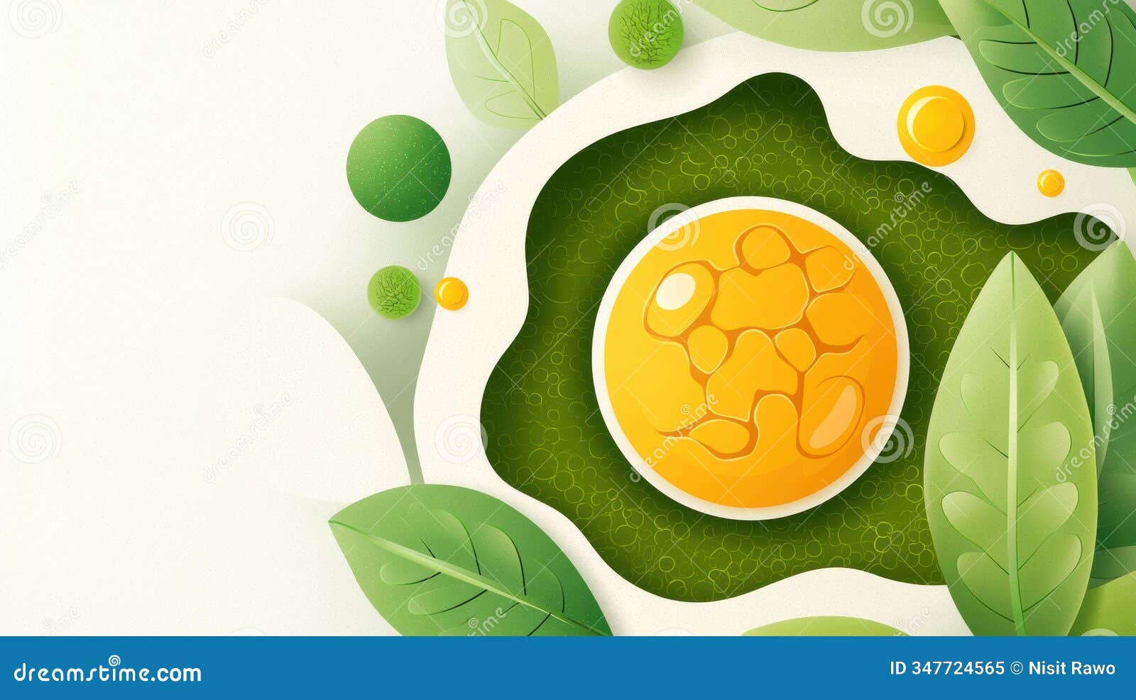 Detailed Illustration Of Chlorophyll Molecules In Plant Cell Diagram ...