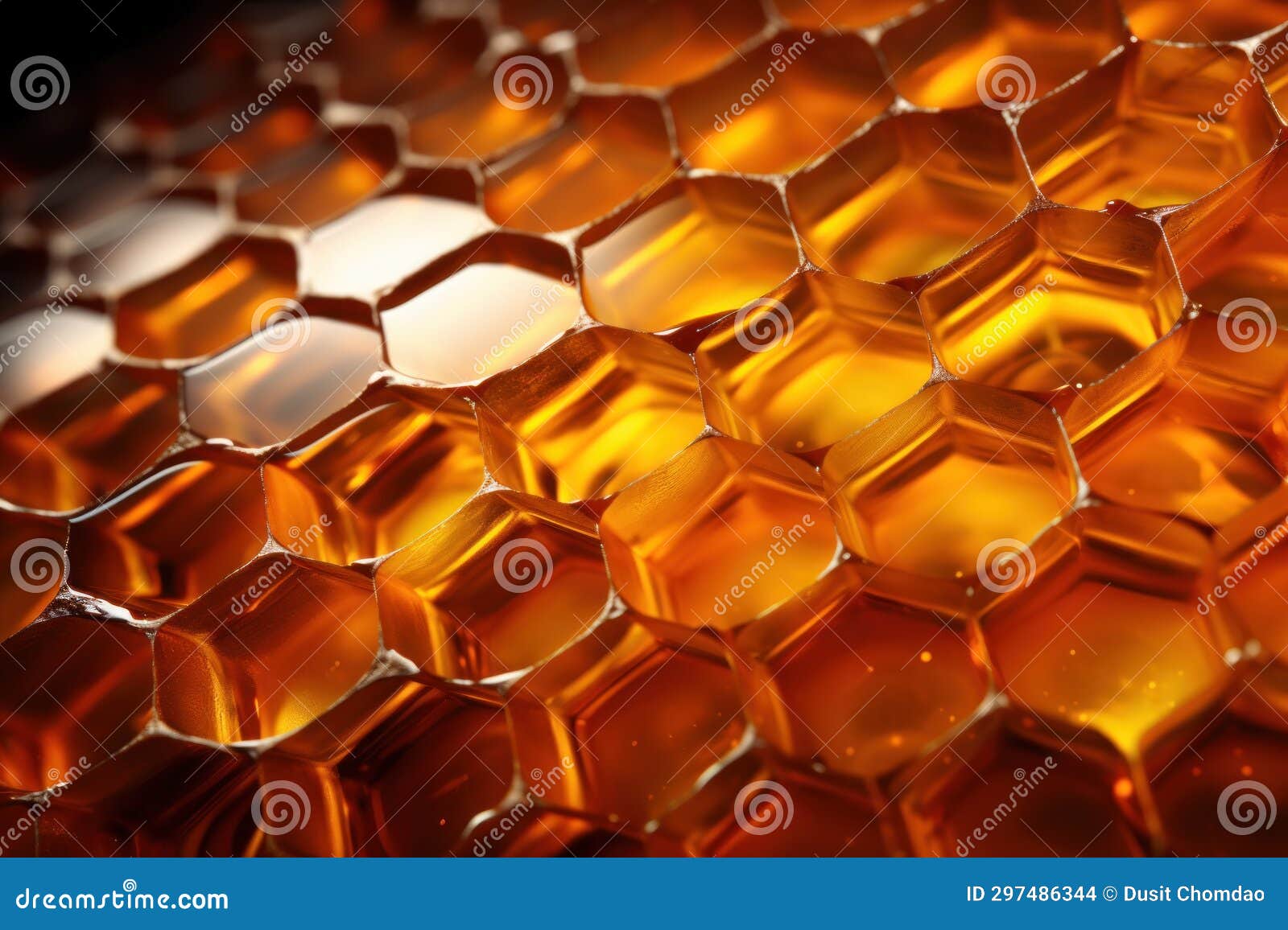 Detailed Illustration of Honeycomb. Generative AI Stock Illustration ...