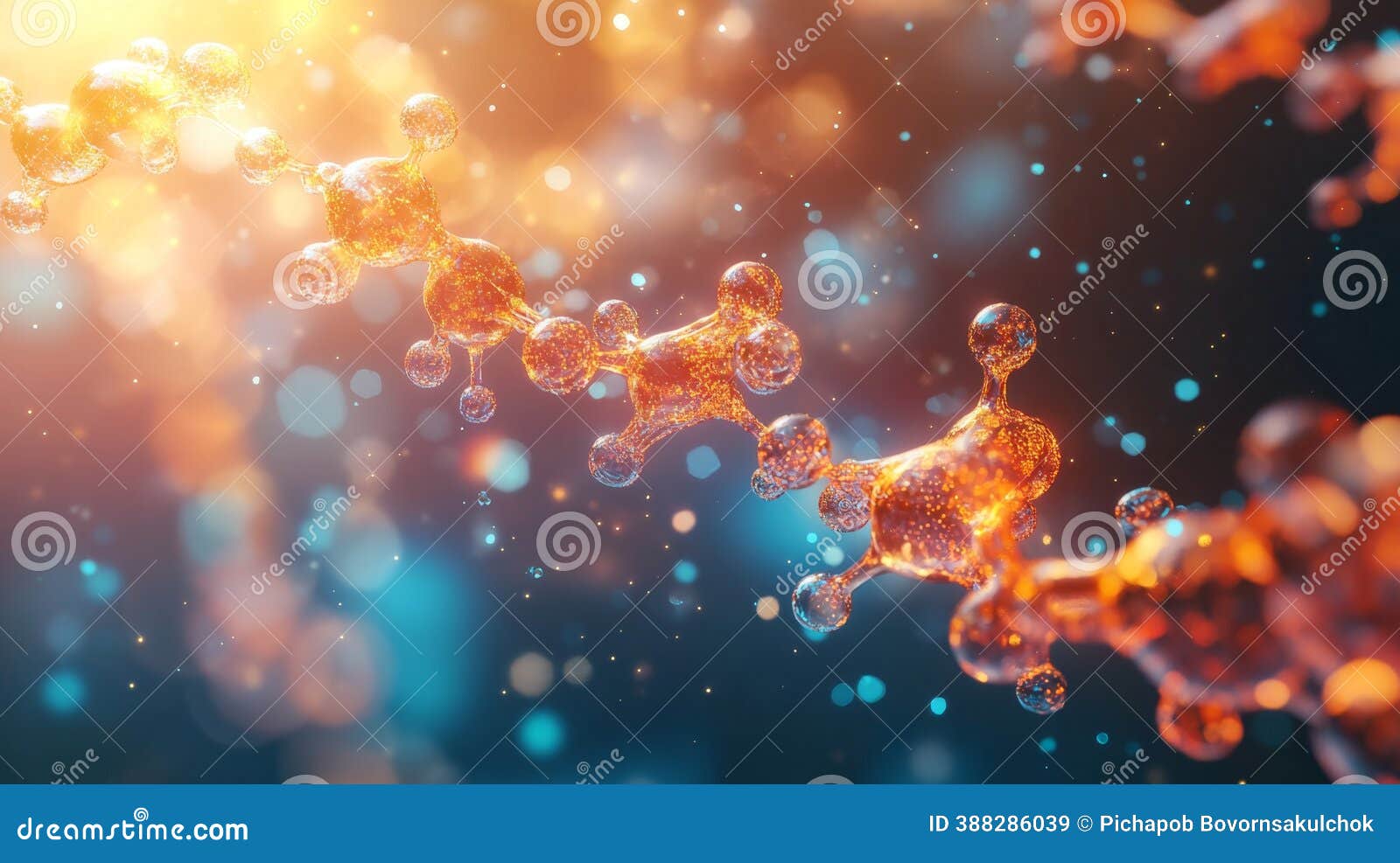 Detailed Illustration Of Lipase Enzyme Digesting Fat Molecules Royalty ...