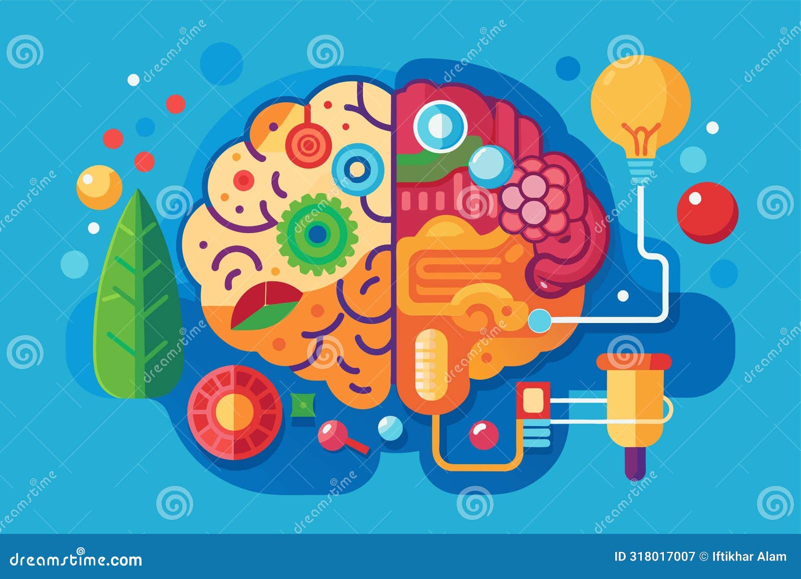 Detailed Illustration Showcasing the Various Components and Sections of ...