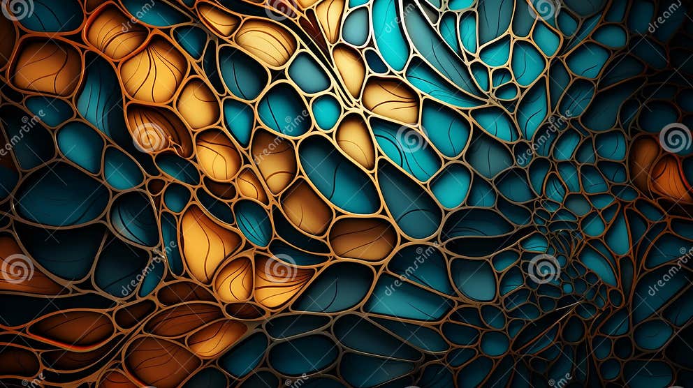 Detailed Illustration of a Turtle Shell with Intricate Patterns and ...