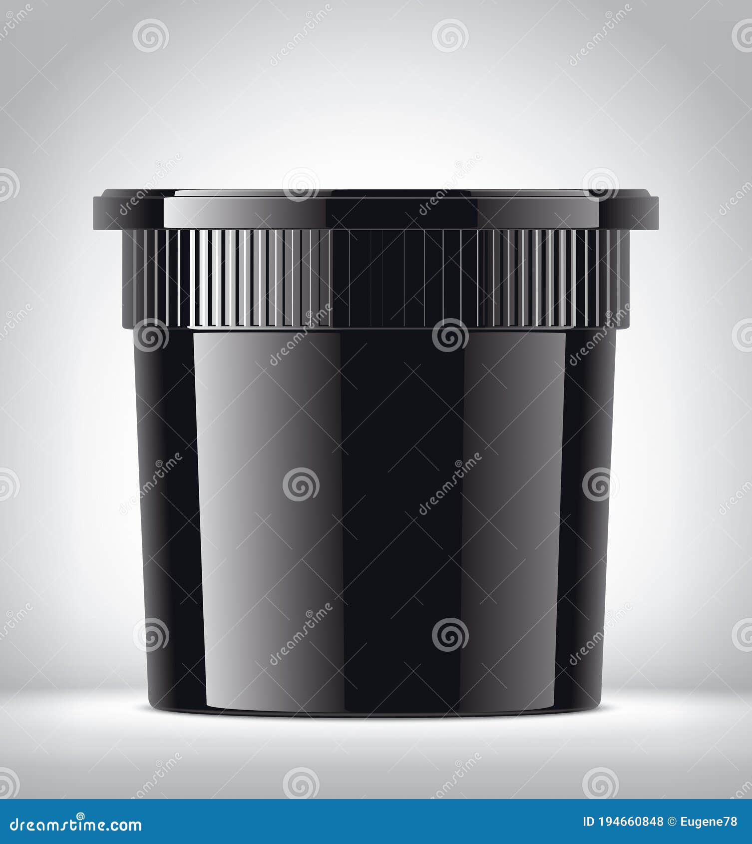 Plastic Cup on Background. stock vector. Illustration of fast - 194660848