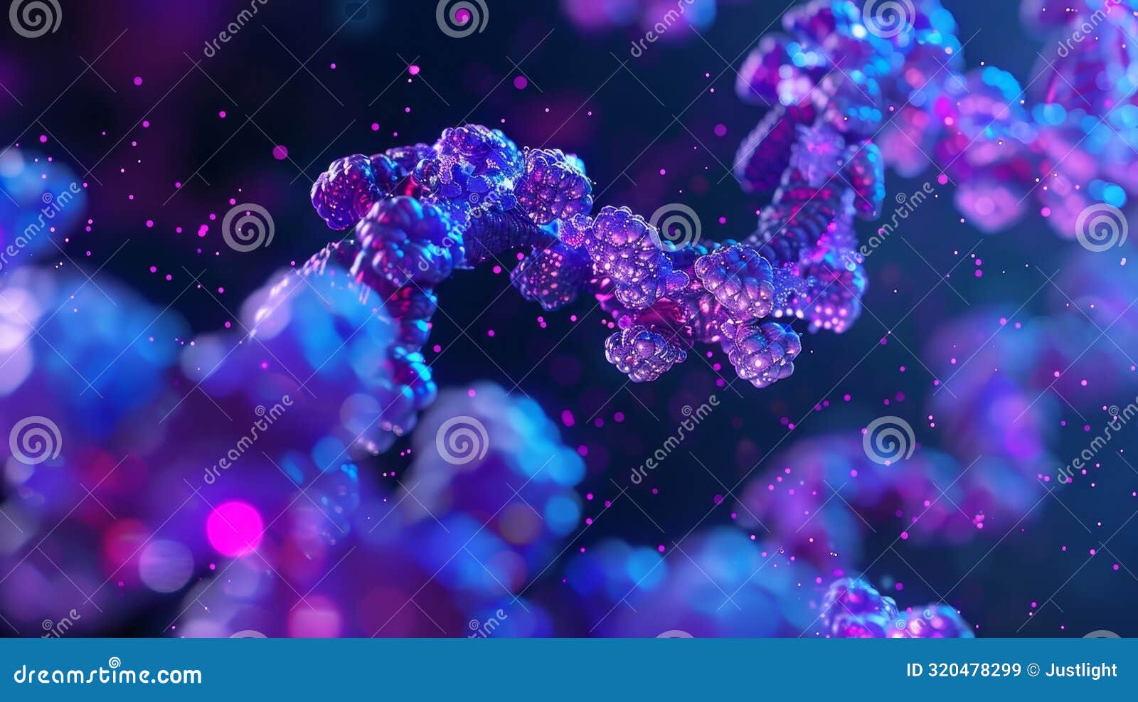 A Detailed Image of a DNA Polymerase Molecule Essential for the ...