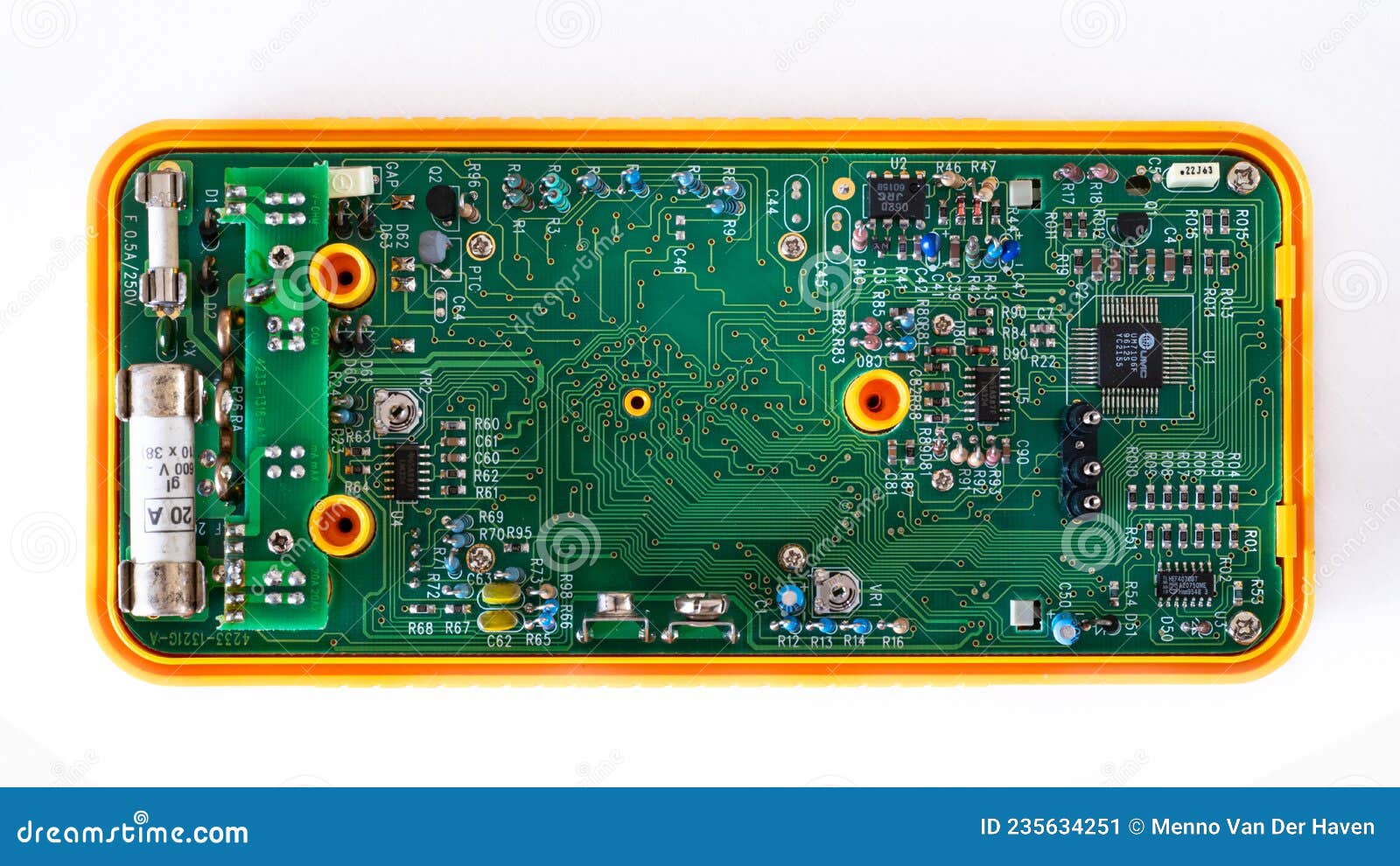 Detailed Image of an Electronic Circuit Stock Image - Image of digital ...