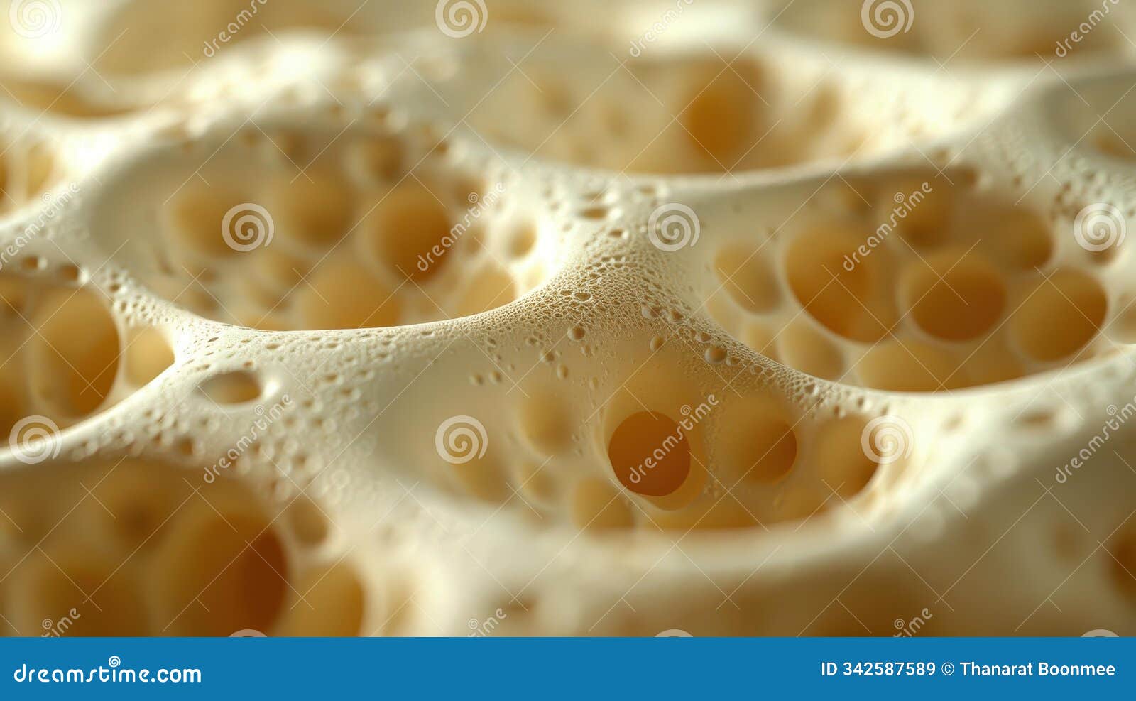 Explore the Intricate Macro Shot of Human Bone Structure, Showcasing ...