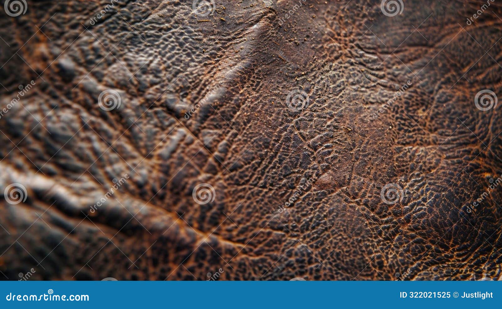 A Detailed Image of a Scratched and Scuffed Leather Surface with ...