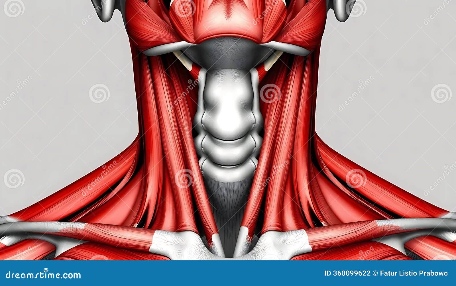 Neck Muscle Anatomy Royalty-Free Illustration | CartoonDealer.com ...