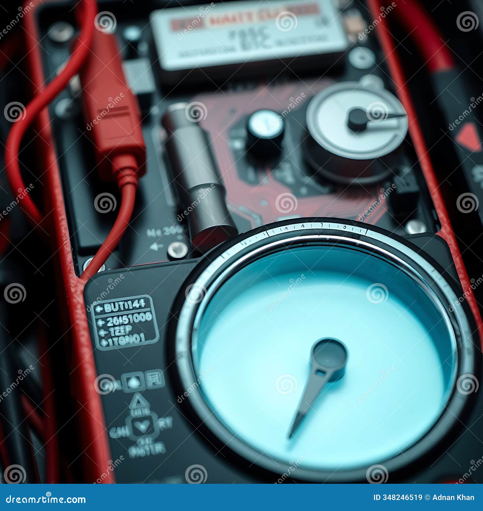 A Detailed Image Showing the Internal Components of a Circuit Tester ...