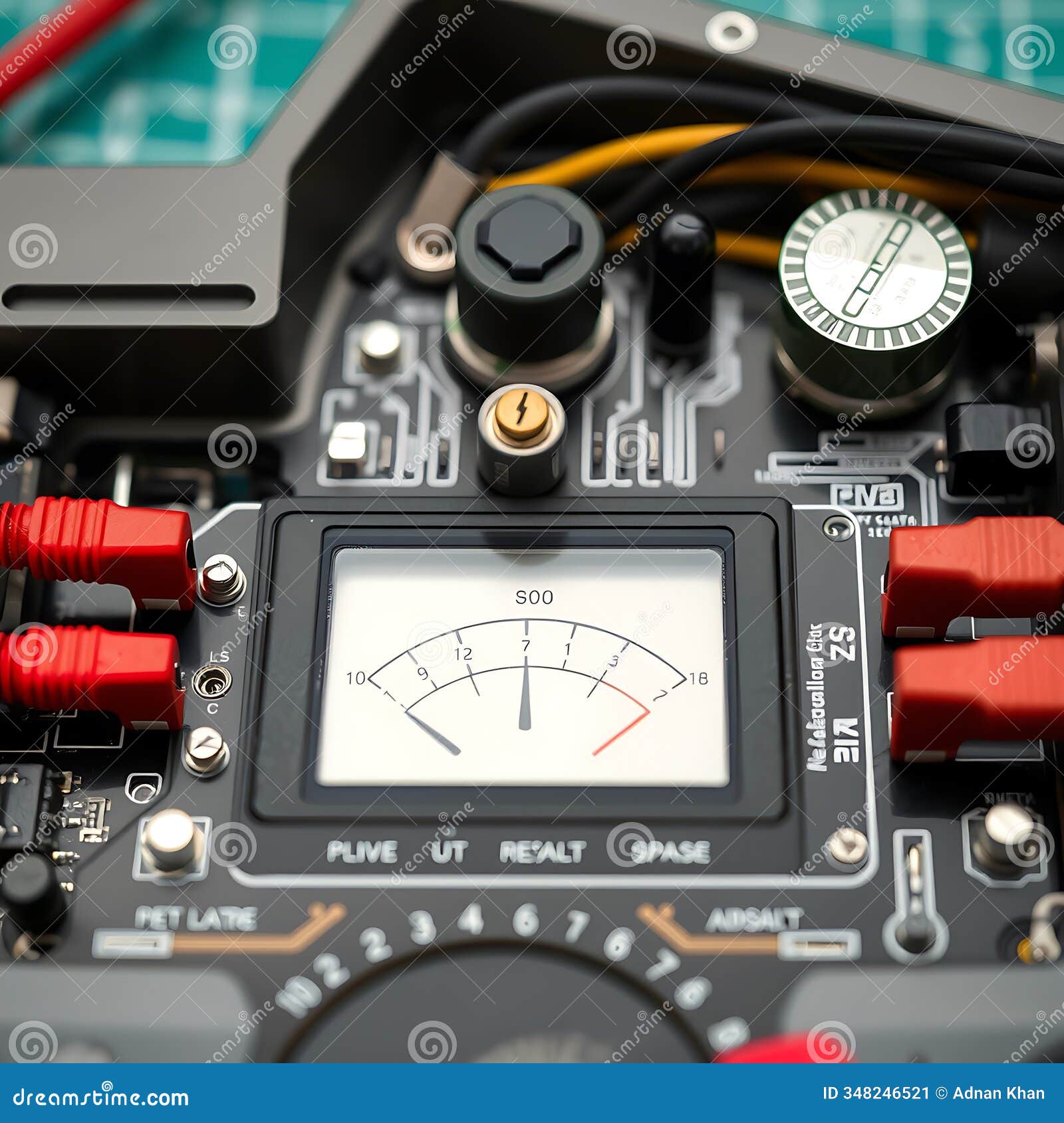 A Detailed Image Showing the Internal Components of a Circuit Tester ...