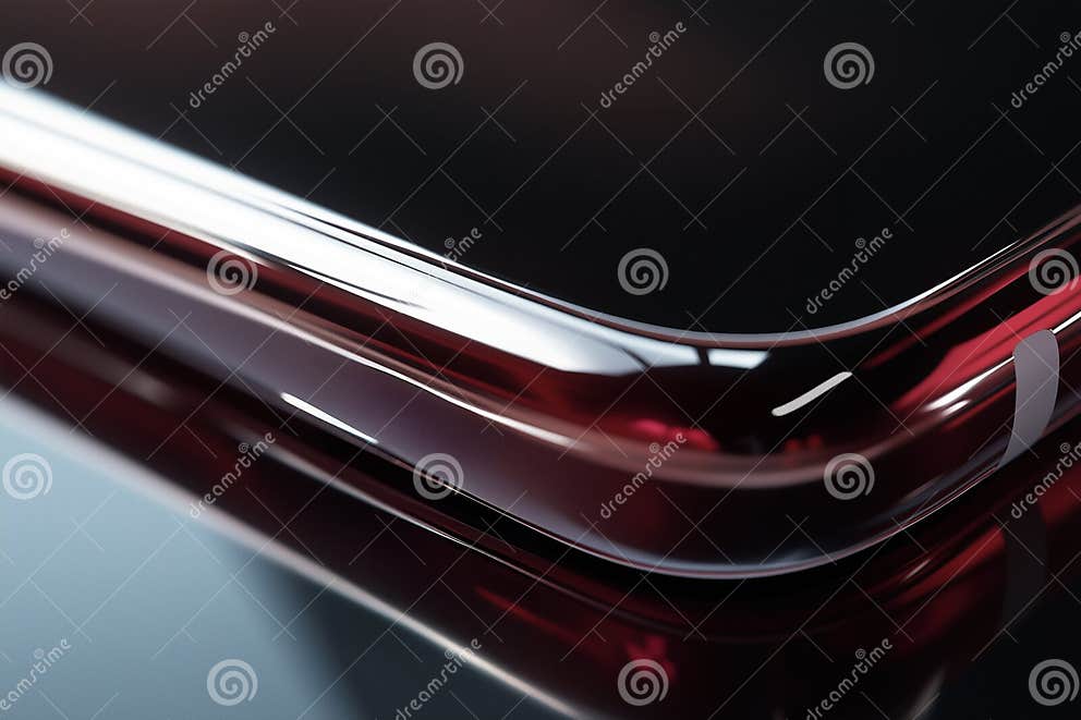 Detailed Image of Sleek Modern Smartphone with Sharp Focus on Edges ...