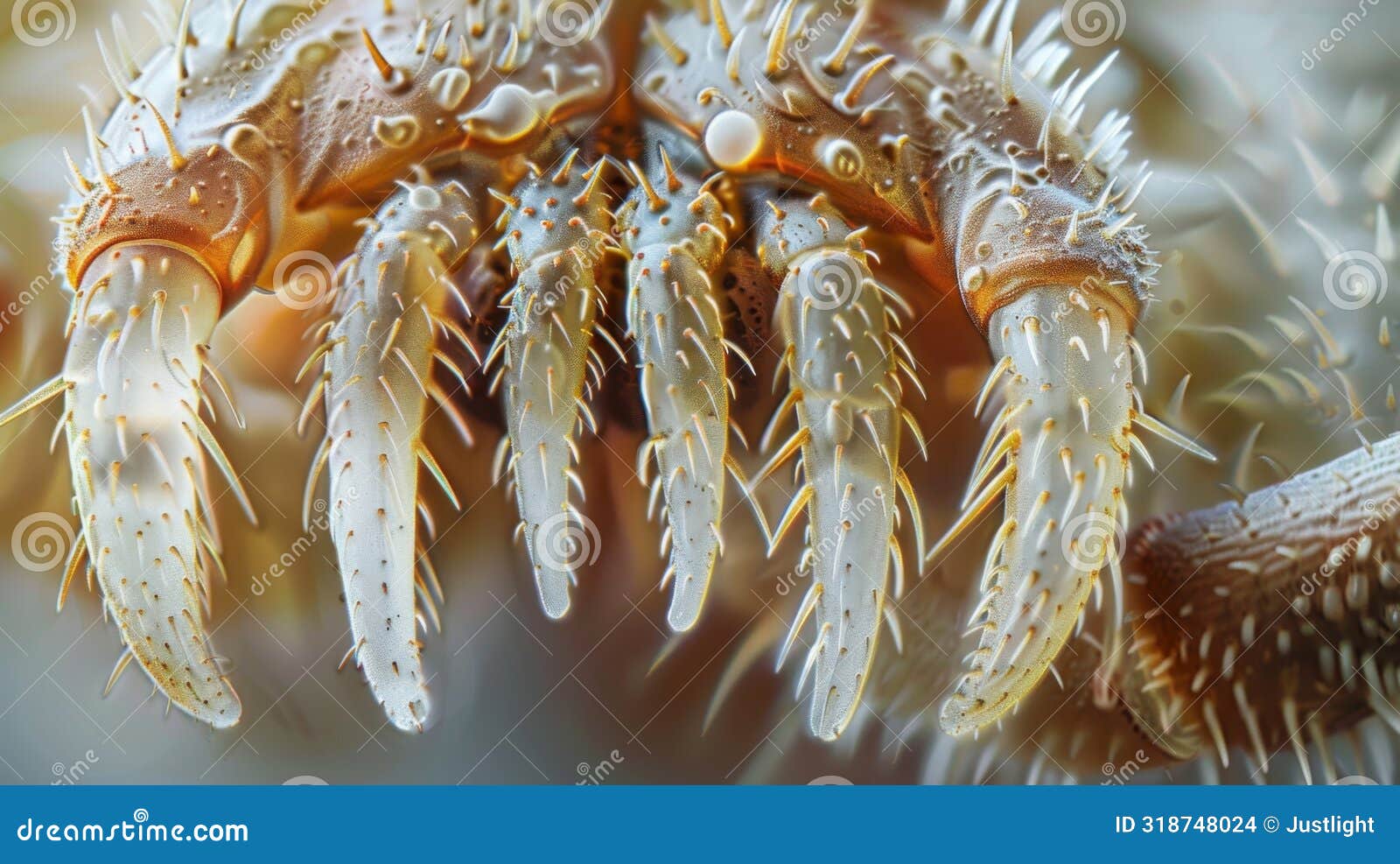 Detailed Image of a Spider Fang Seen Under a Microscope Showcasing Its ...