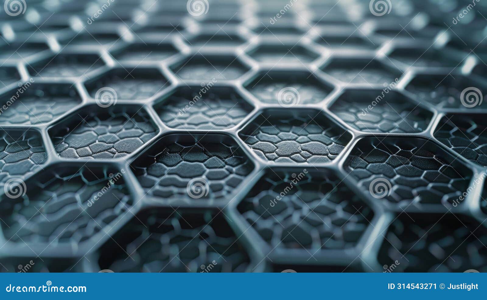 Graphene Surface With Hexagonal Pattern Royalty-Free Stock Photography ...