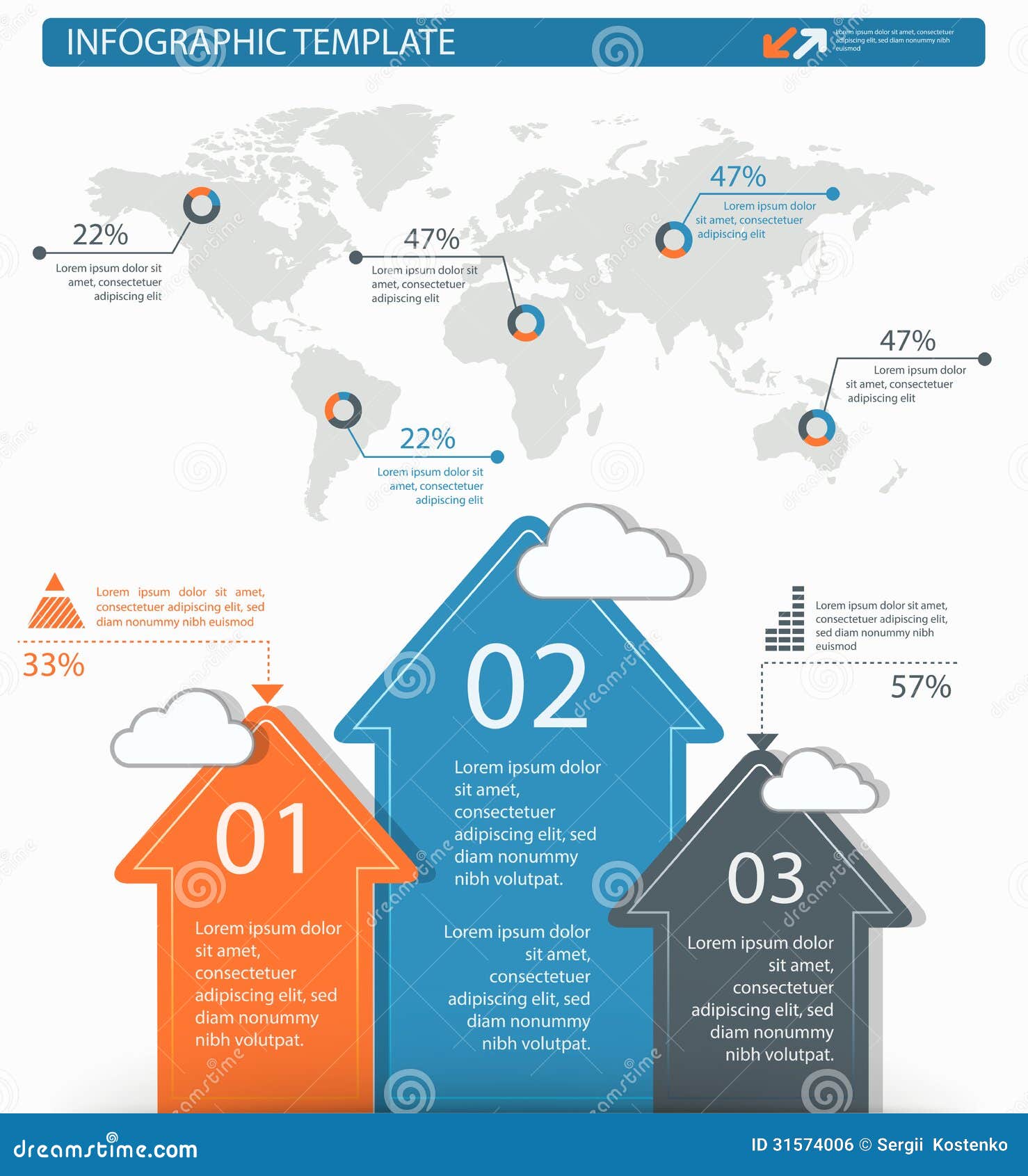 Detailed Infographic Elements Set With World Map Graphics And Ch Vector ... Detailed Infographic Elements Set With World Map Graphics And Ch Vector ...