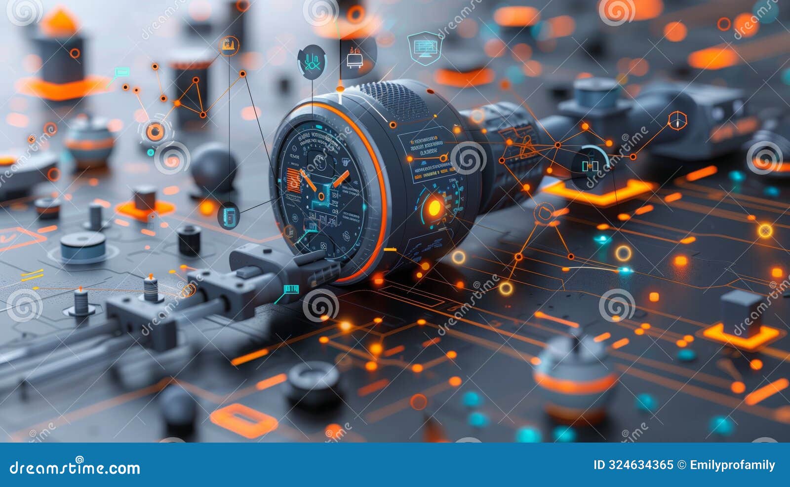 Infographic: Principles of Advanced Digital Data Communication Stock ...