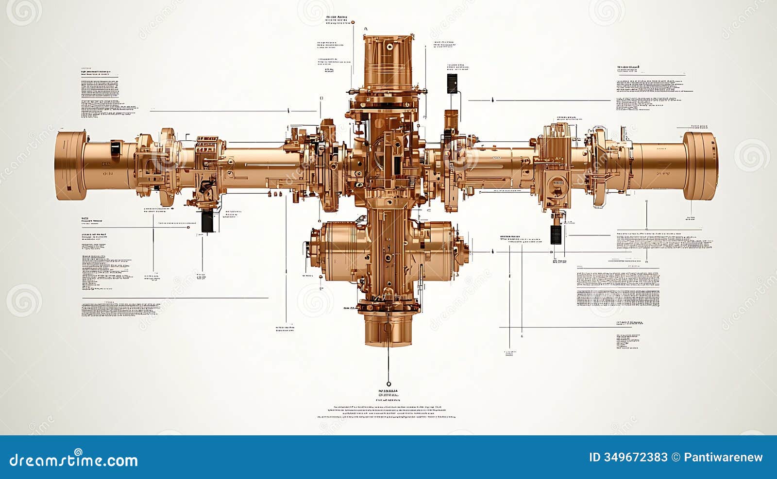 Detailed Infographic of Mechanical Design Elements Stock Illustration ...