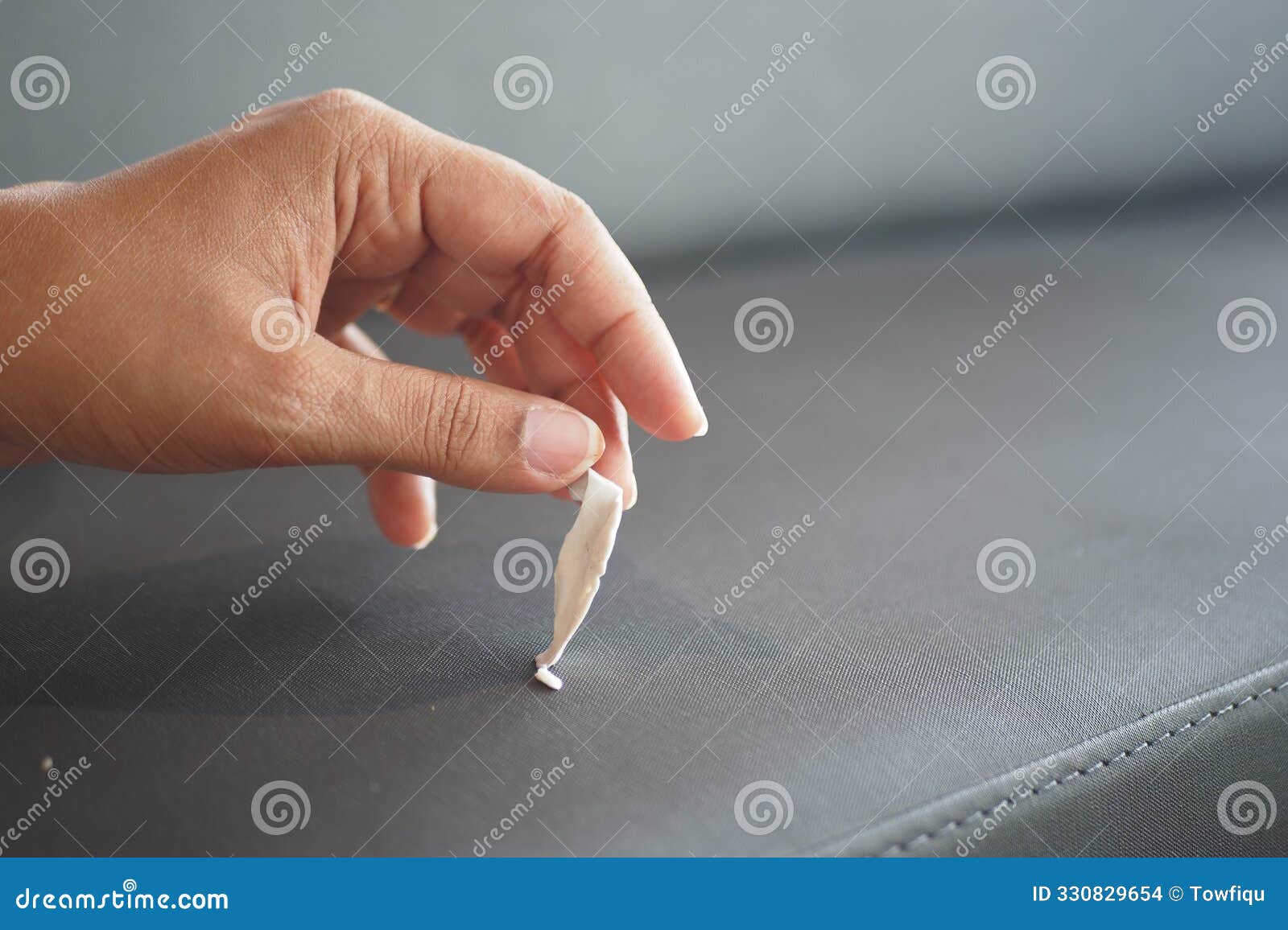 Detailed Instructions for Effectively Removing Chewing Gum Sofa Stock ...