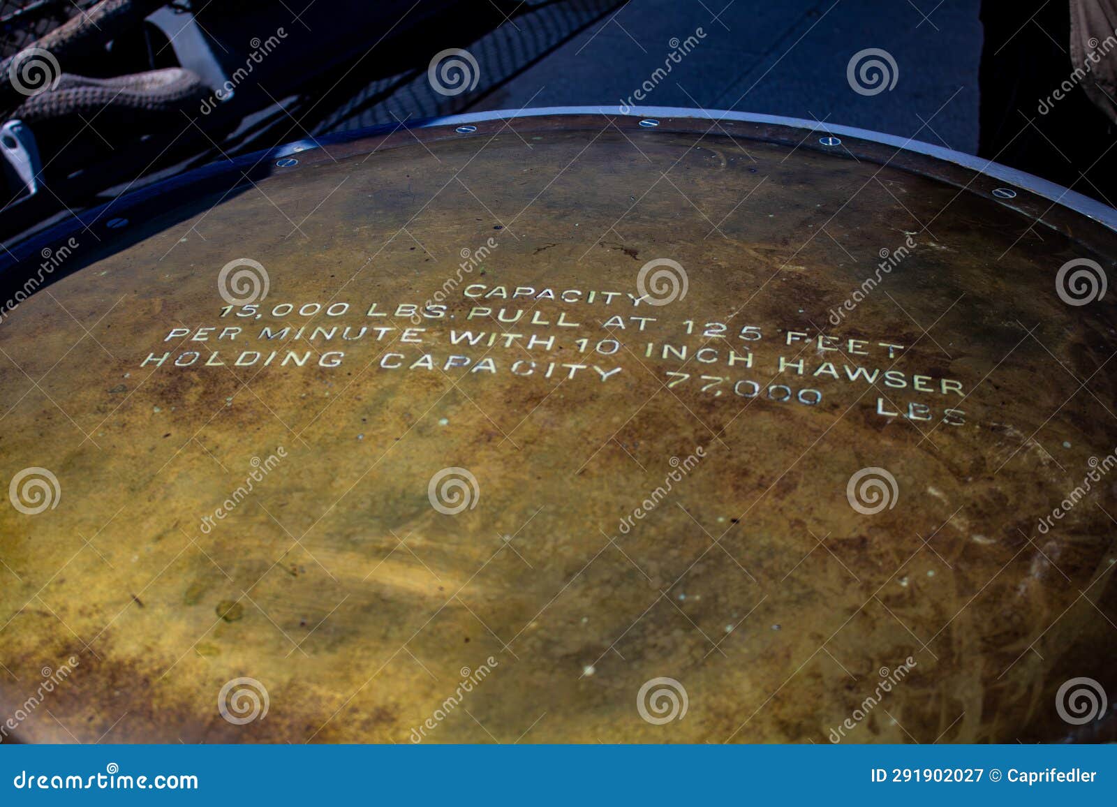 Detailed Instructions and Limits Provided on a Battleship Anchor Line ...