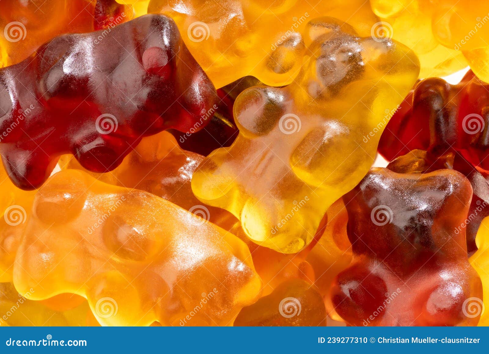 Close Up Shot of Different Gummy Bears Editorial Image - Image of ...