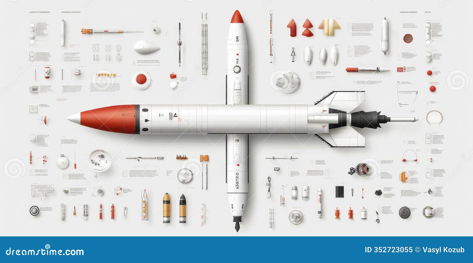 Exploring the Intricate Details of a Rocket Design and Its Components ...