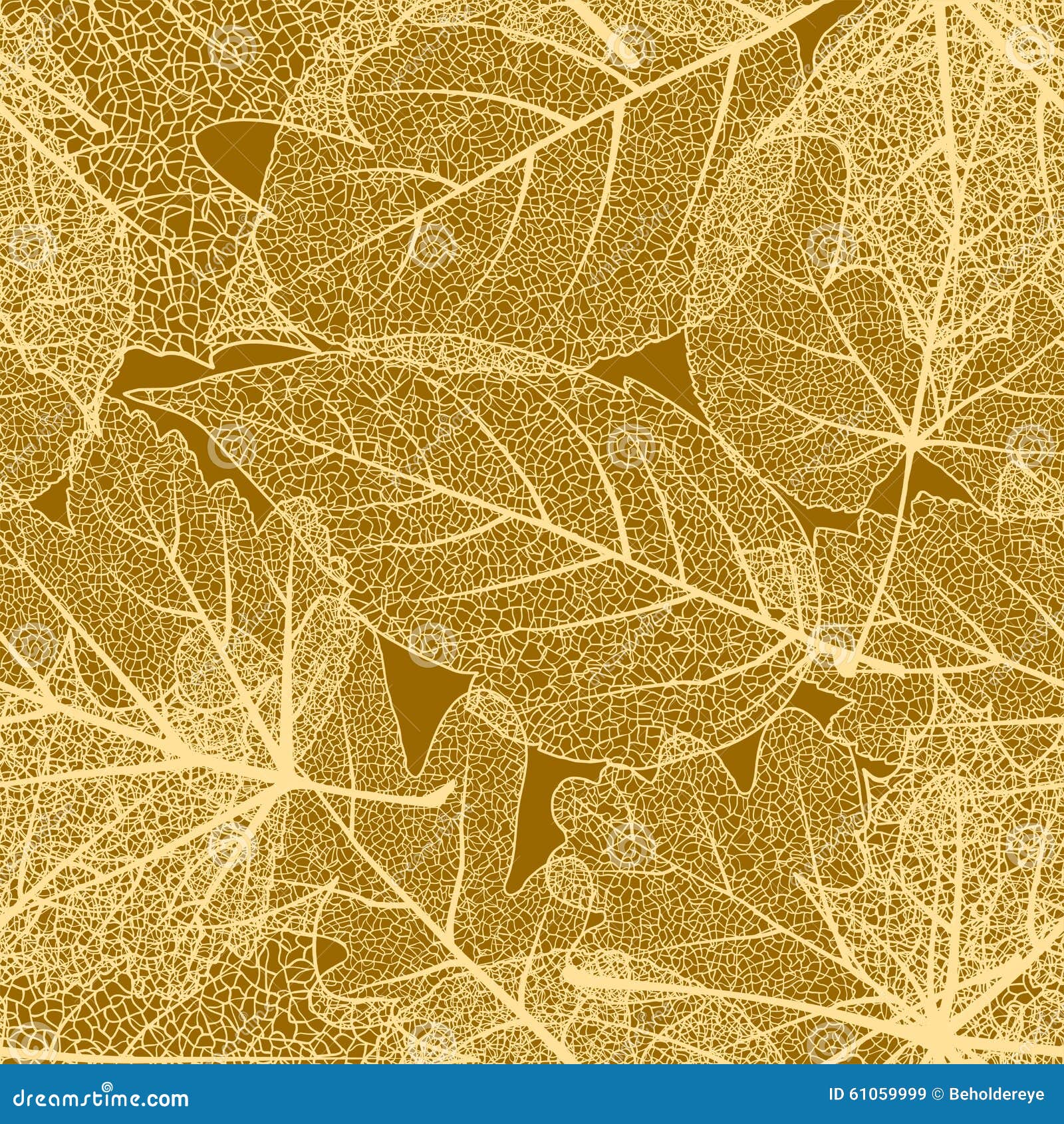 Detailed Leaves Seamless Background. EPS 10 Stock Vector - Illustration ...