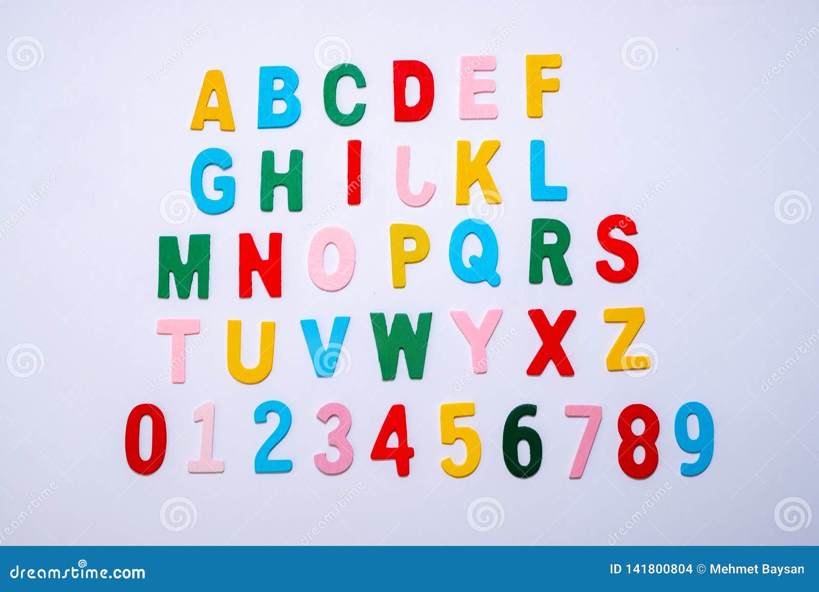 Detailed Letters on a Pure White Background Stock Photo - Image of ...