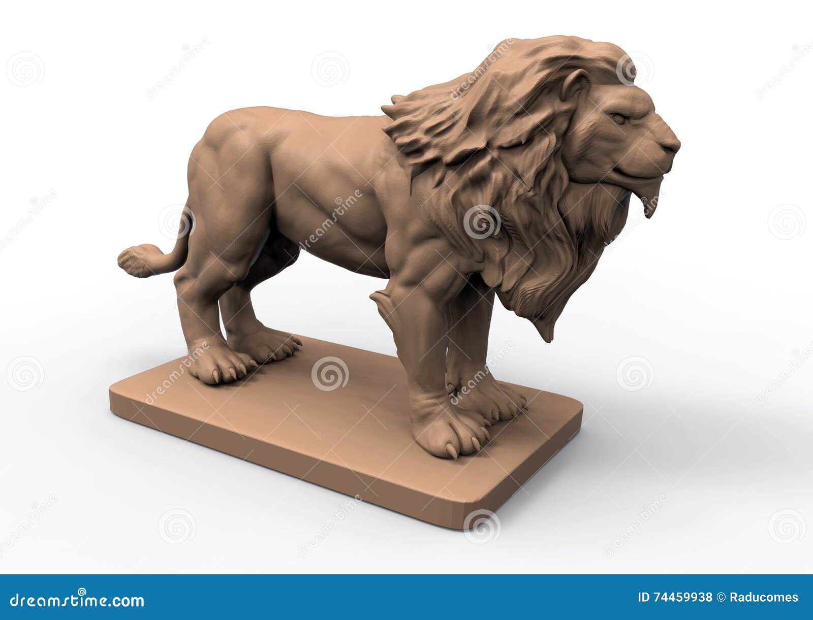 Detailed Lion In Aztec Style Vector Illustration | CartoonDealer.com ...