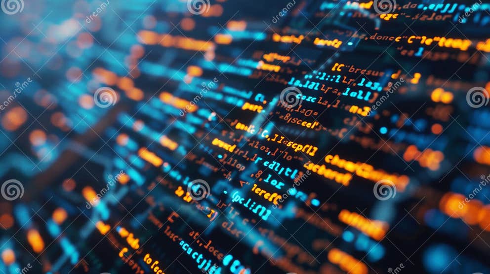 A Detailed Look at Colorful Code on a Screen, Showing Its Vibrancy and ...