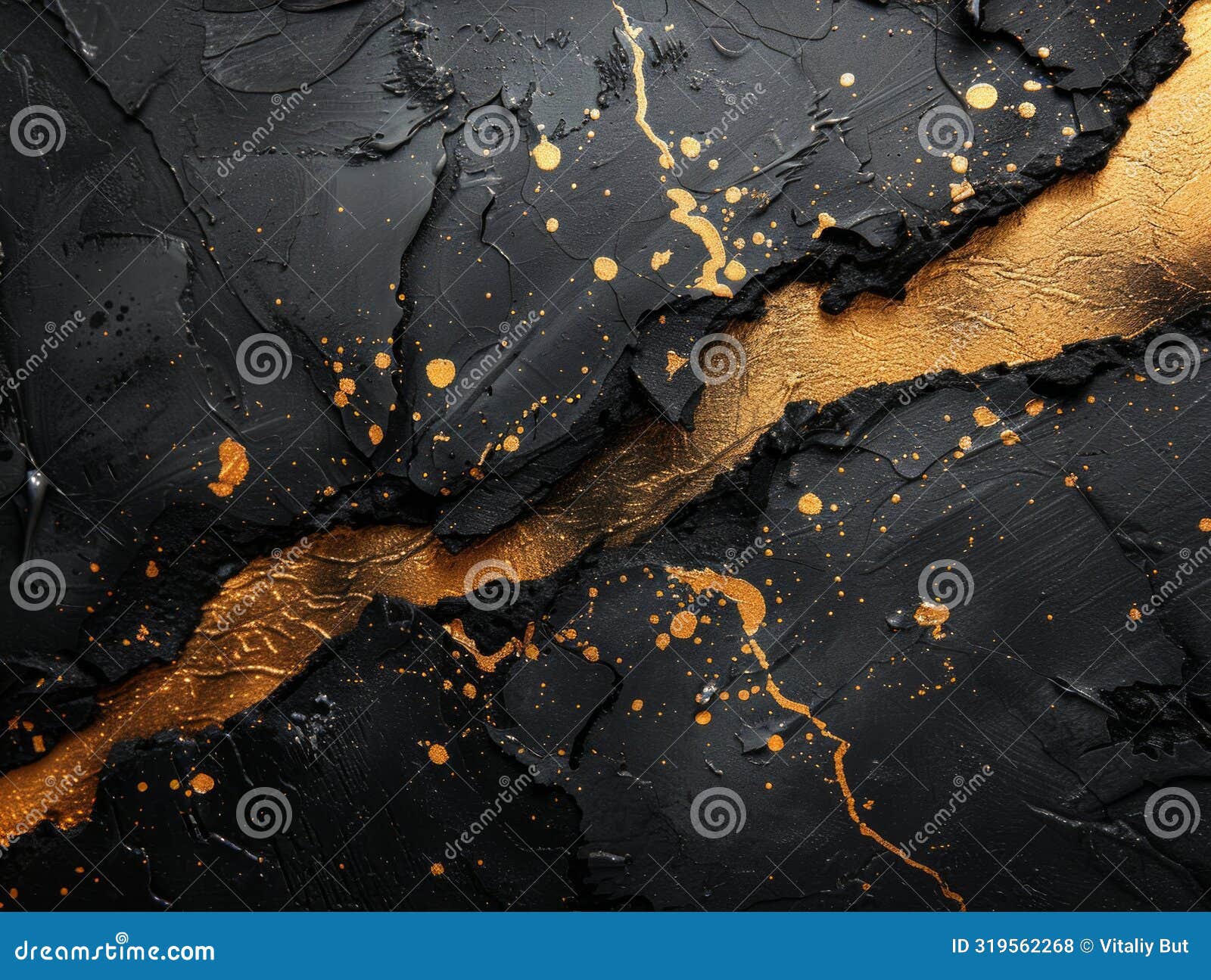 A Detailed Look at the Intricate Patterns and Textures Created by Black ...