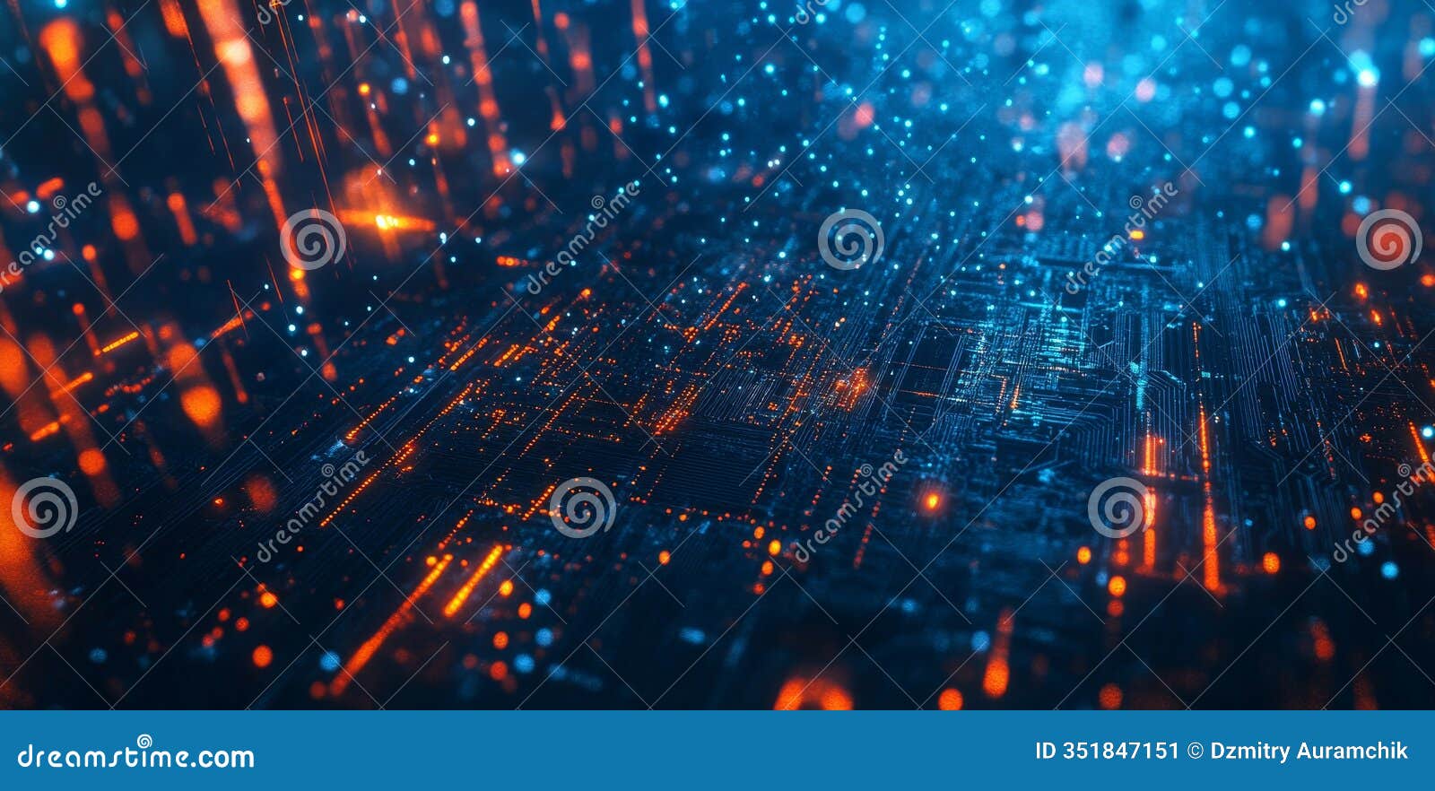 A Detailed Look at a Silicon Wafer, Displaying Intricate Circuits and ...