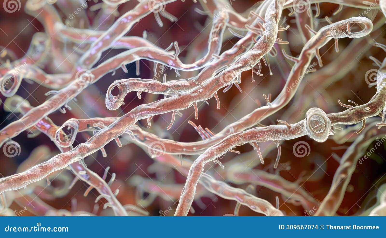 Macro Image Displays Small Bacteria with Thin Cell Walls and Linear ...