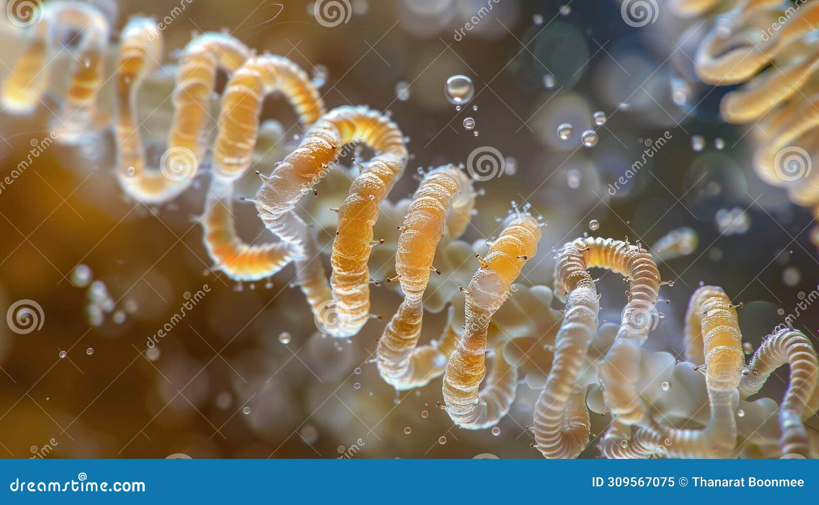 Macro Image Displays Small Bacteria with Thin Cell Walls and Linear ...