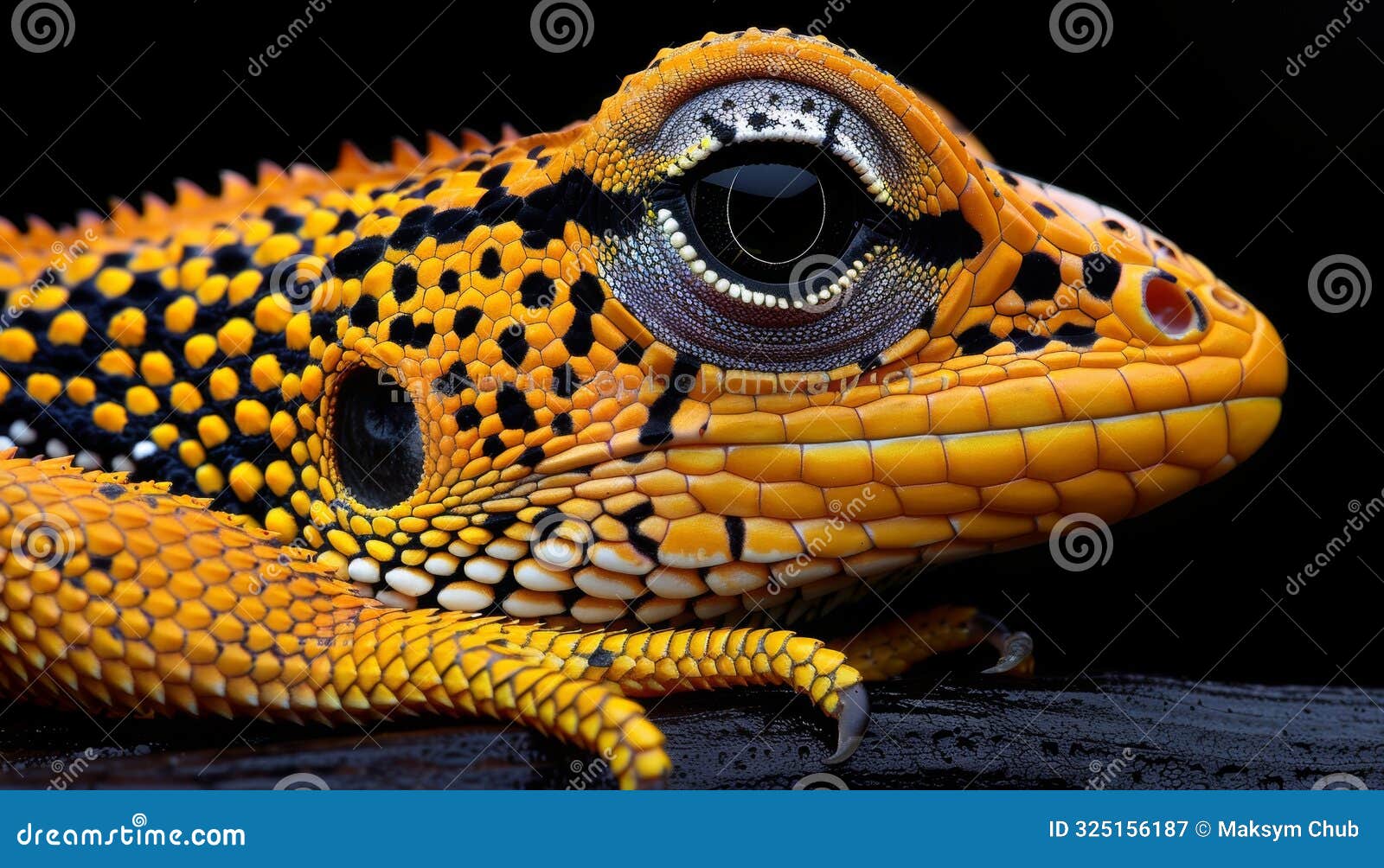 Detailed Macro Photography Capturing Intricate Lizard Skin Texture ...